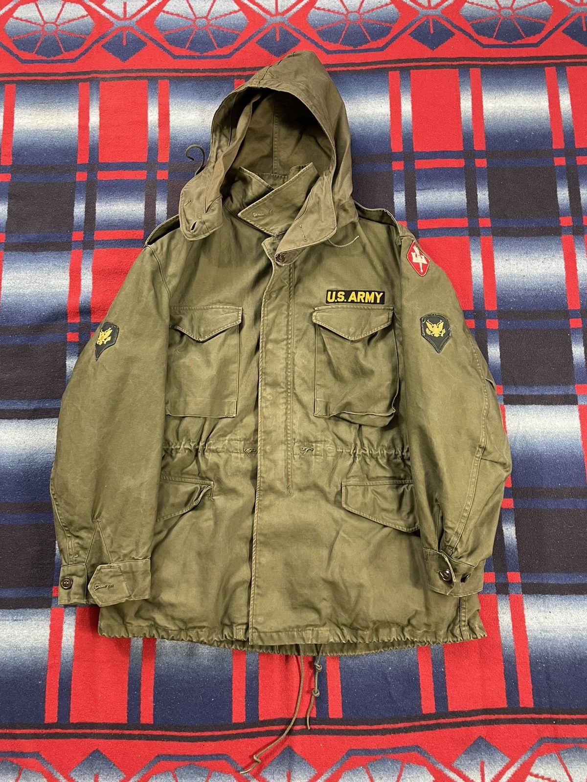 Vintage Vintage 50s US Army M1951 Field Jacket Issued with Hood | Grailed