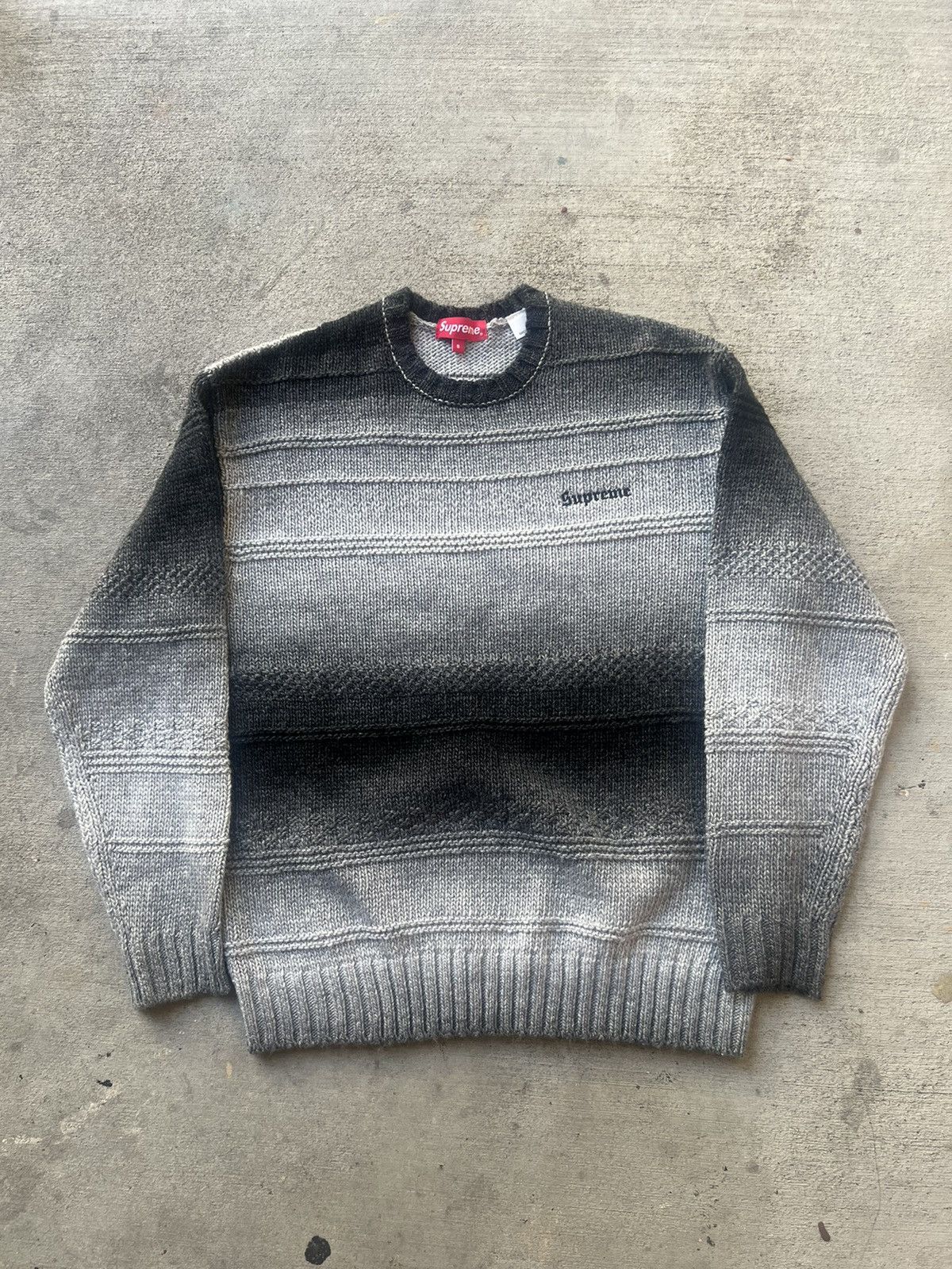 Supreme Supreme FW/22 Gradient Stripe Sweater | Grailed
