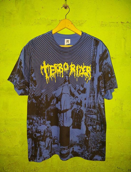 Print All Over Me Terrorizer Anal cunt Cannibal corpse Obituary Napalm death | Grailed