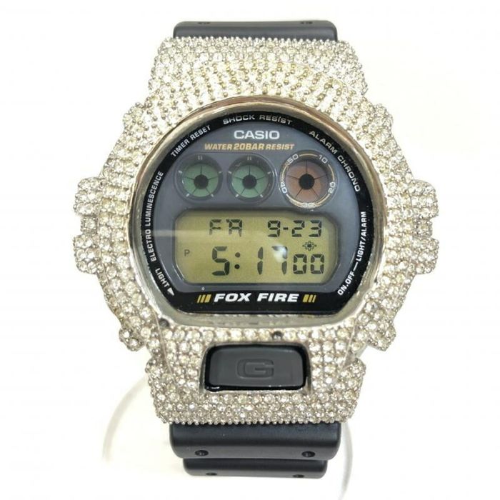 Casio Casio G-SHOCK DW-6900 CZ custom diamond removal watch | Grailed