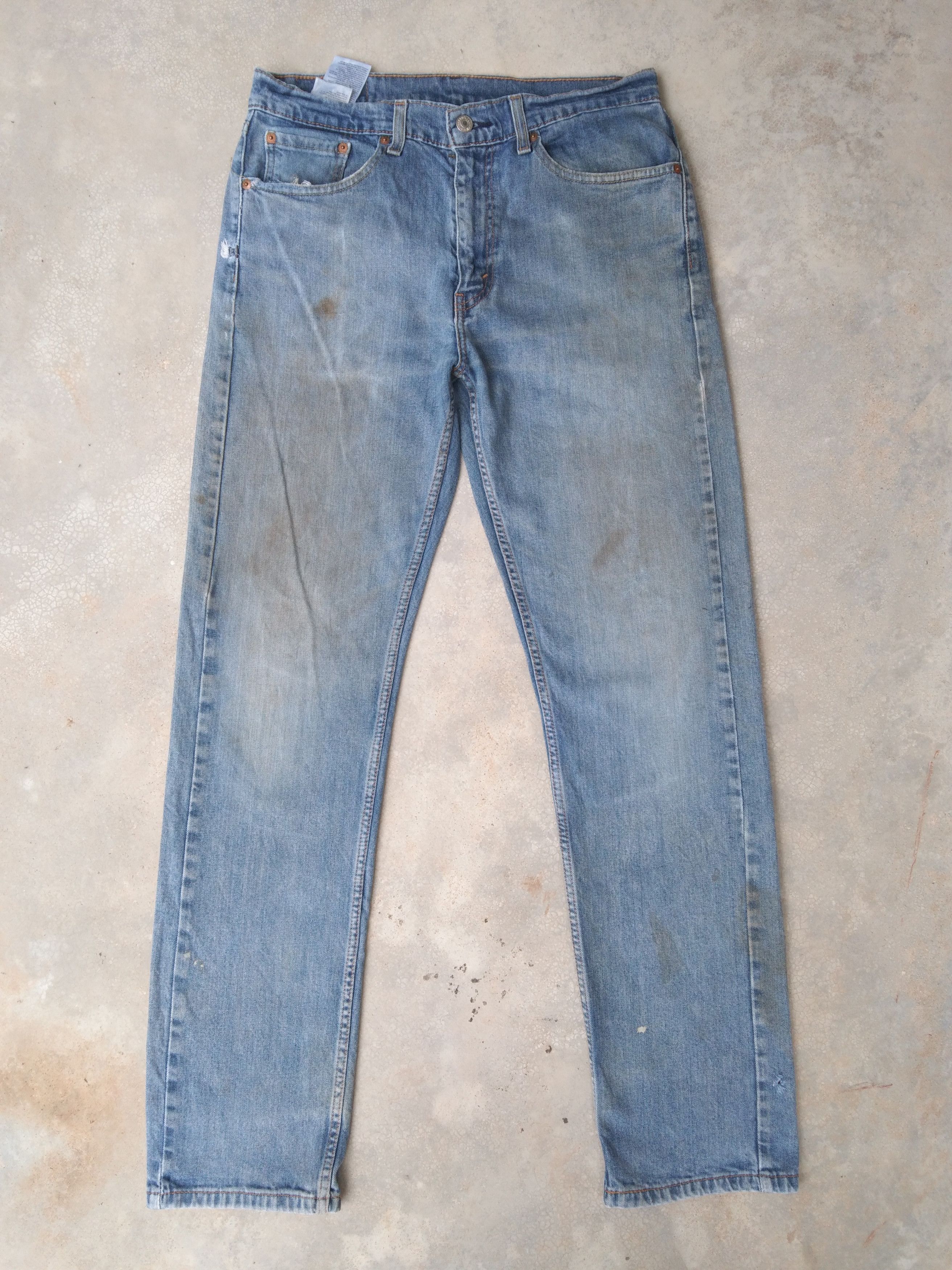 Vintage Vintage Levi's Jeans 505 Light Wash Distressed Denim 32x32 | Grailed