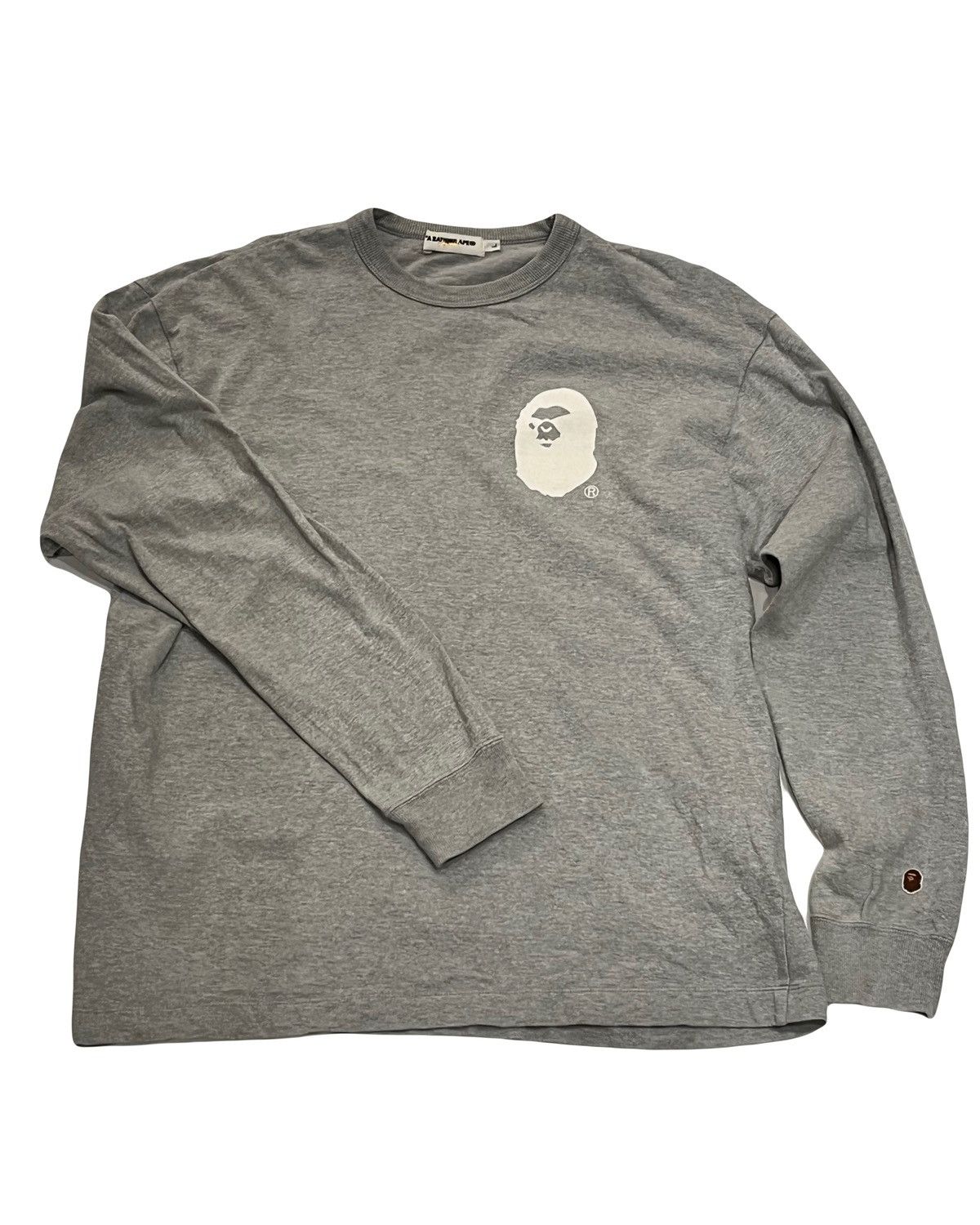 Bape Bathing Ape Multi Logo Ape Head Chest Crewneck | Grailed