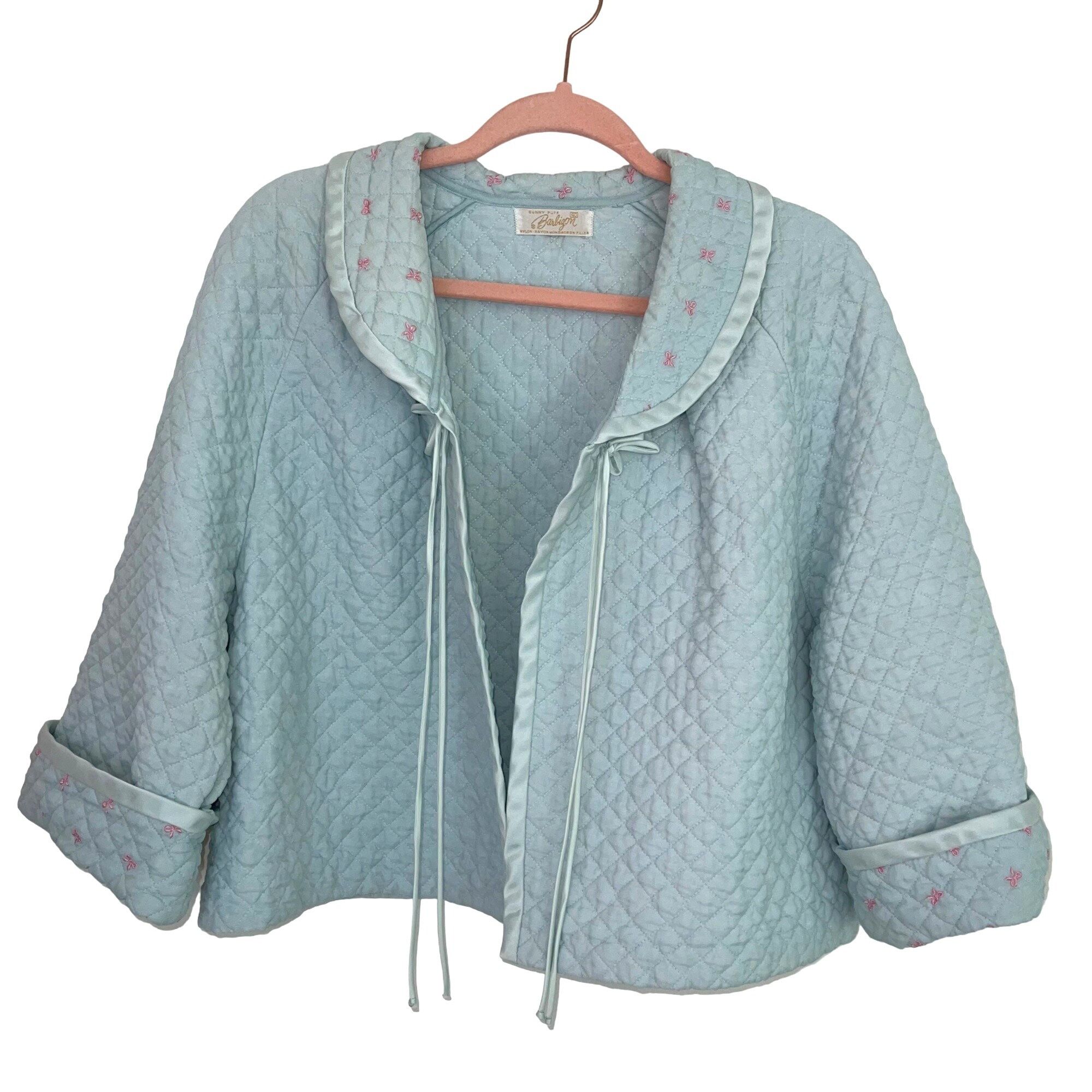 Vintage Barbizon Womens Boudoir Jacket Size 40 Vintage Quilted Bed ...