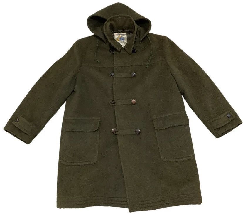 Vintage Bavaria Loden Olive Green Wool Blend Parka Made West Germany ...