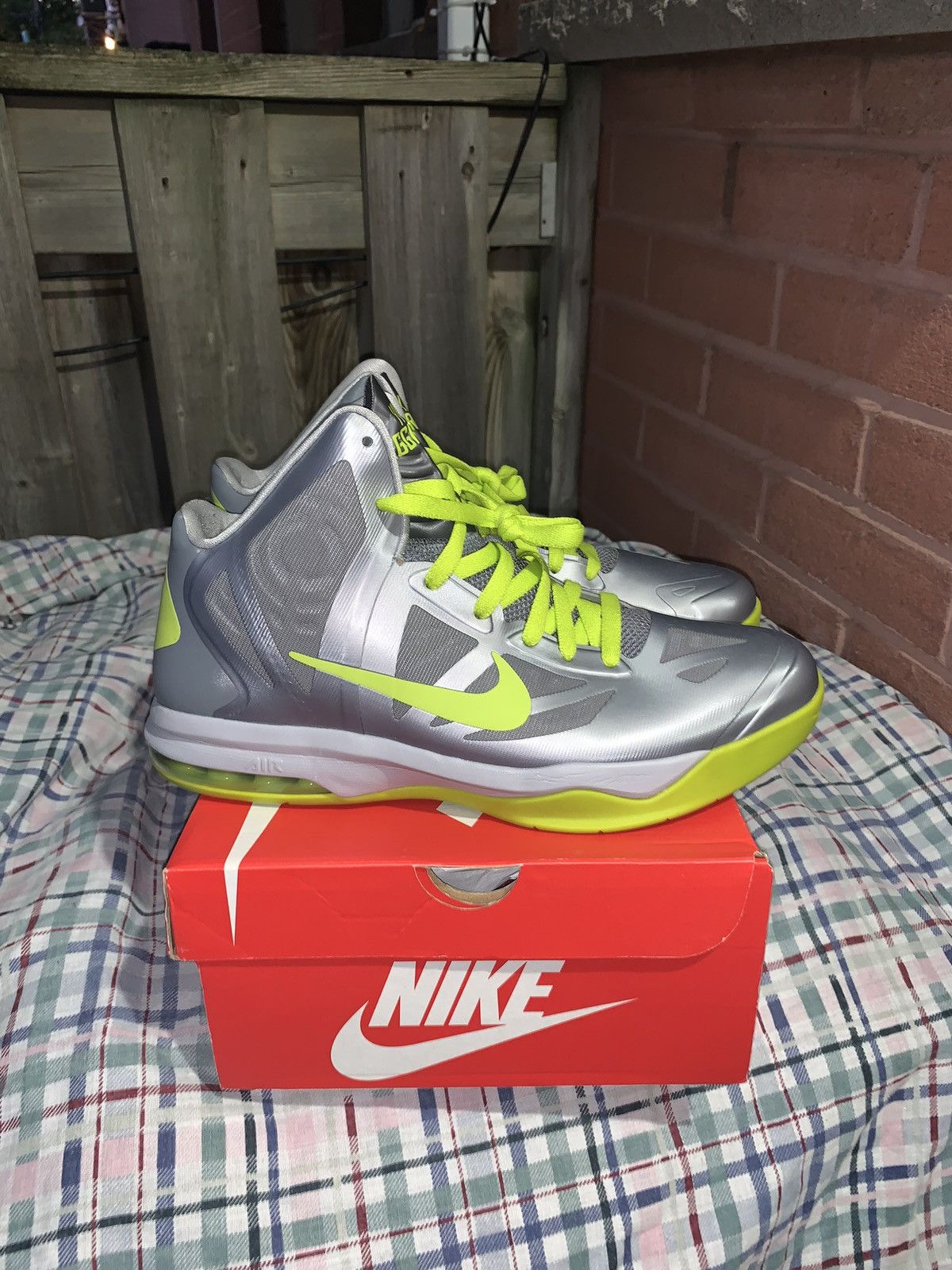 Nike Air Max Hyperaggressor TB Metallic Silver Volt | Grailed