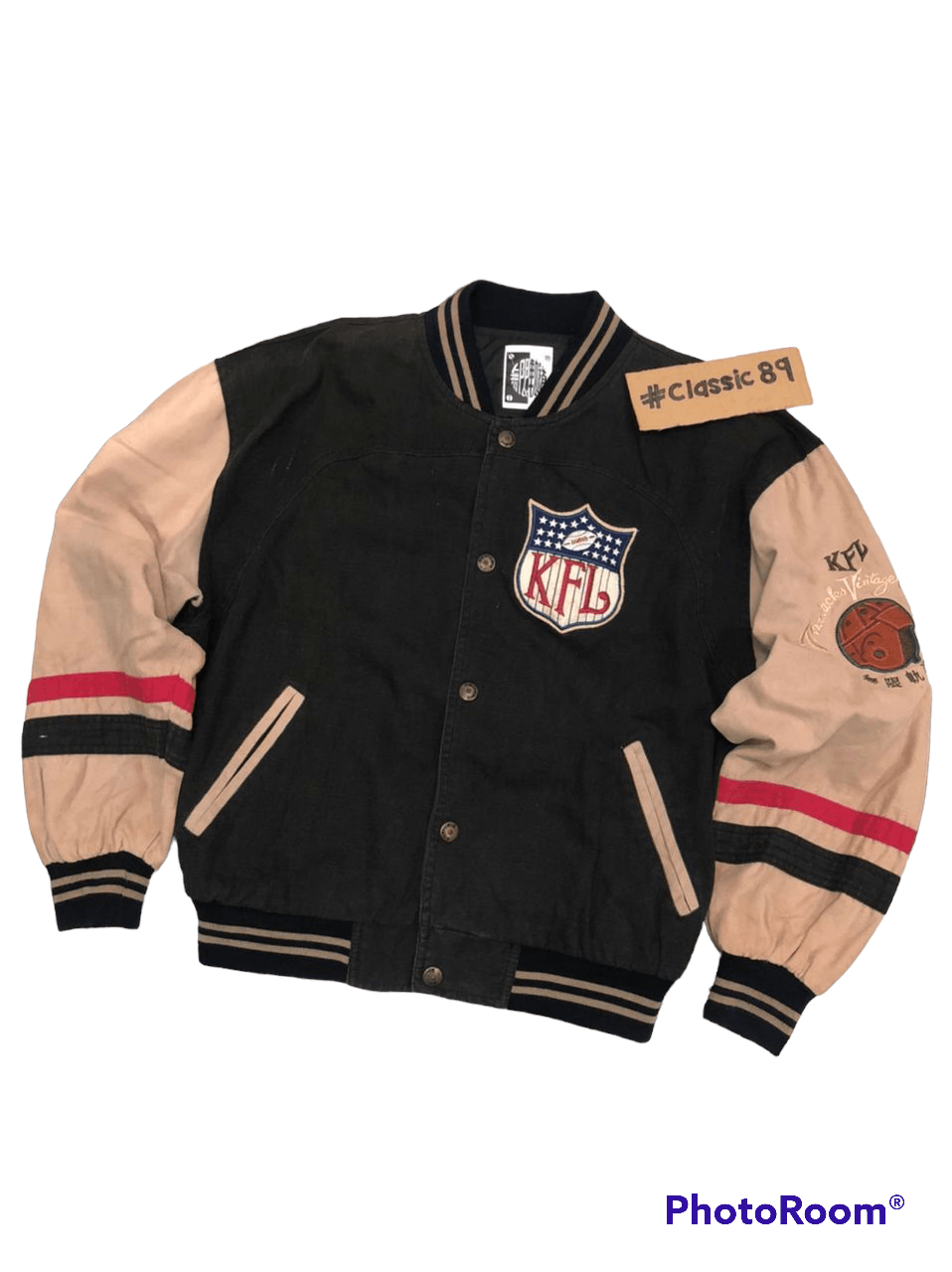 Streetwear × Varsity Jacket × Vintage Vintage KFL Softball Varsity ...