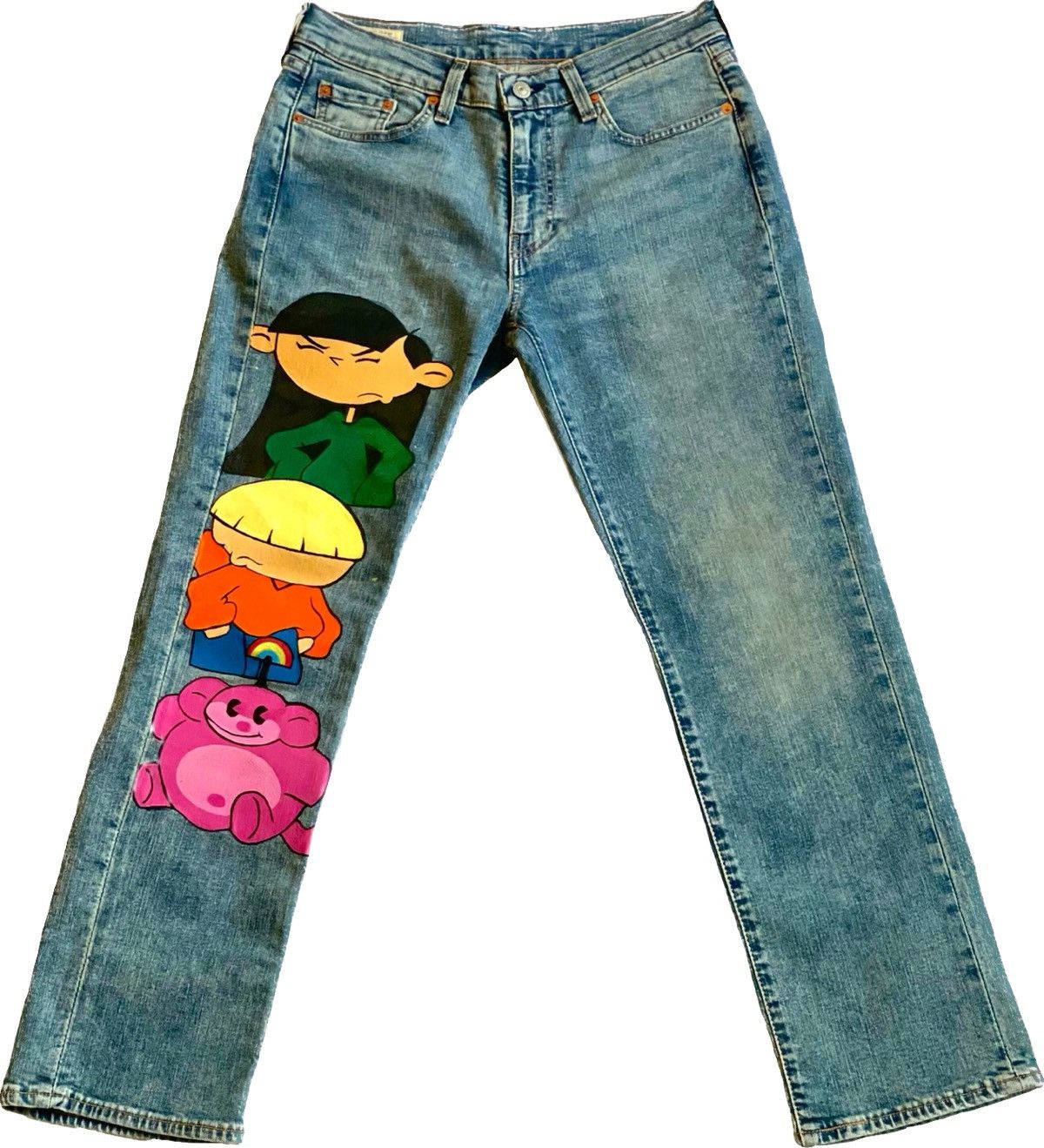 Custom × Levi's Kids Next Door Cartoon Network Custom Levis | Grailed