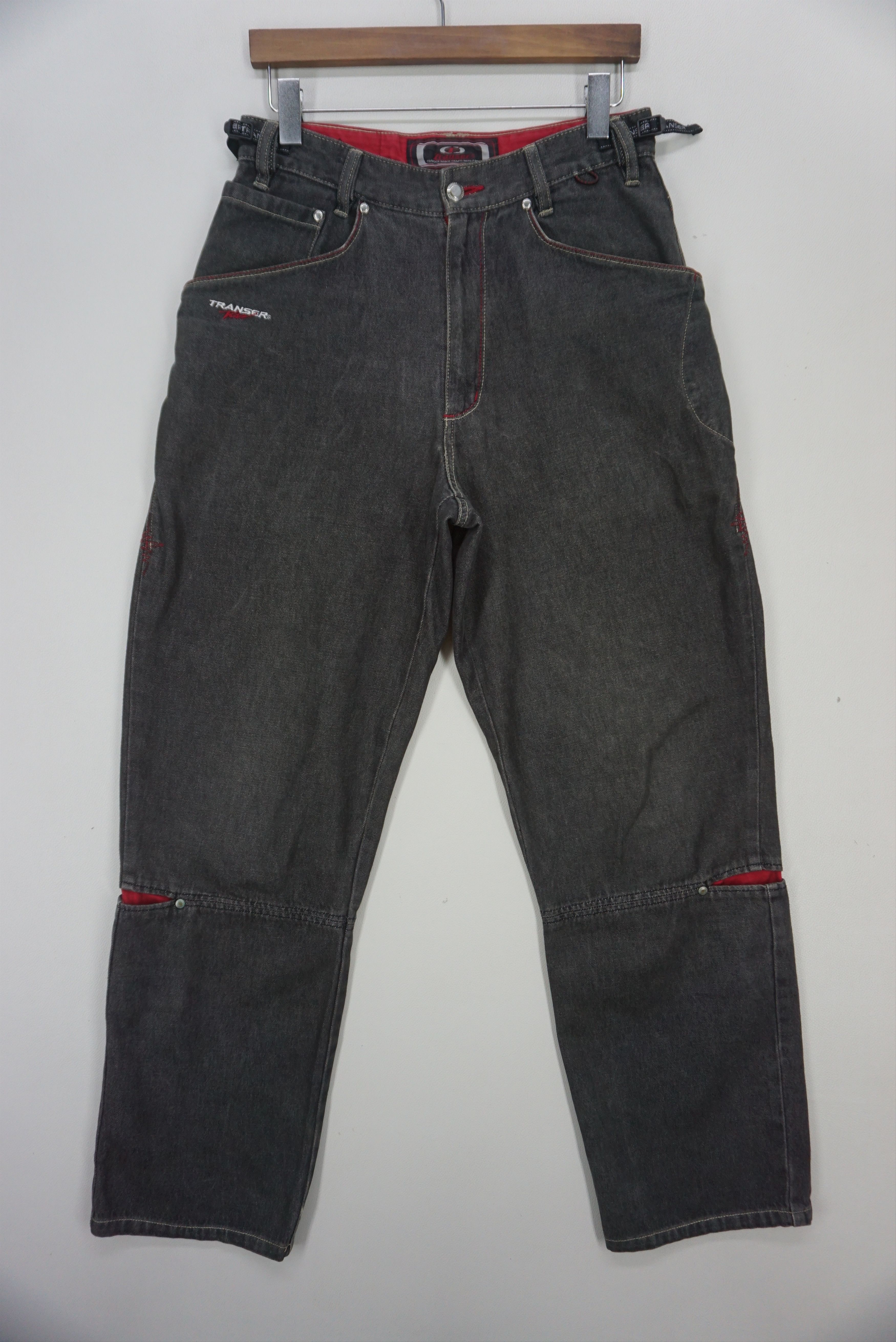 Vintage Transer Hip Hop Skateboards Patchwork Jeans Baggy Pants | Grailed
