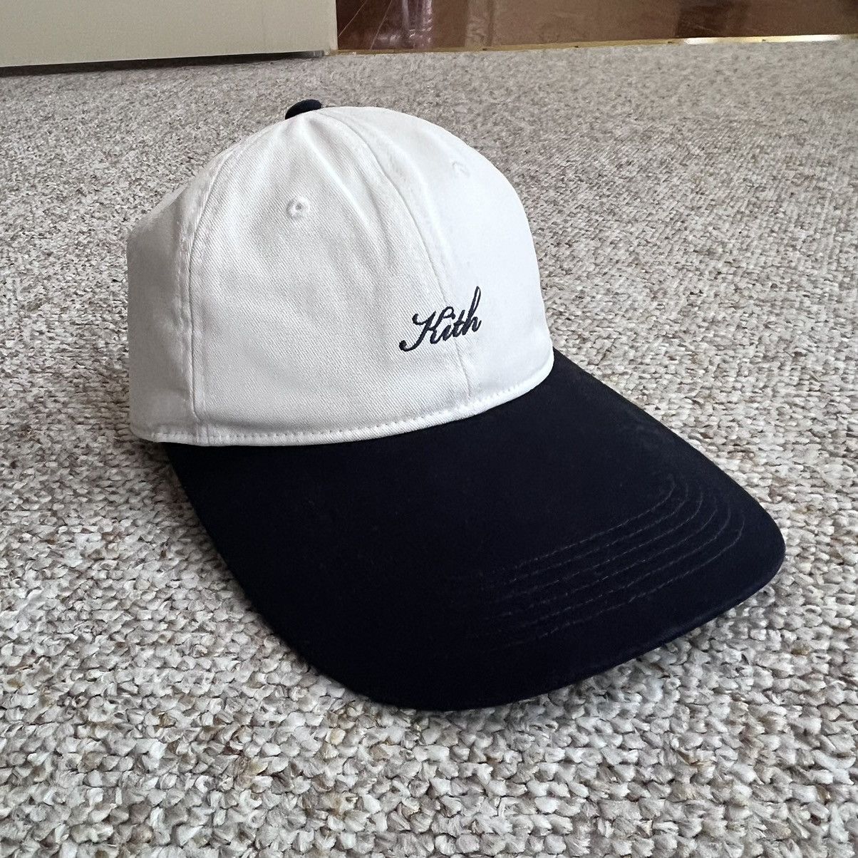 Kith Kith Long Bill Script Logo Hat | Grailed
