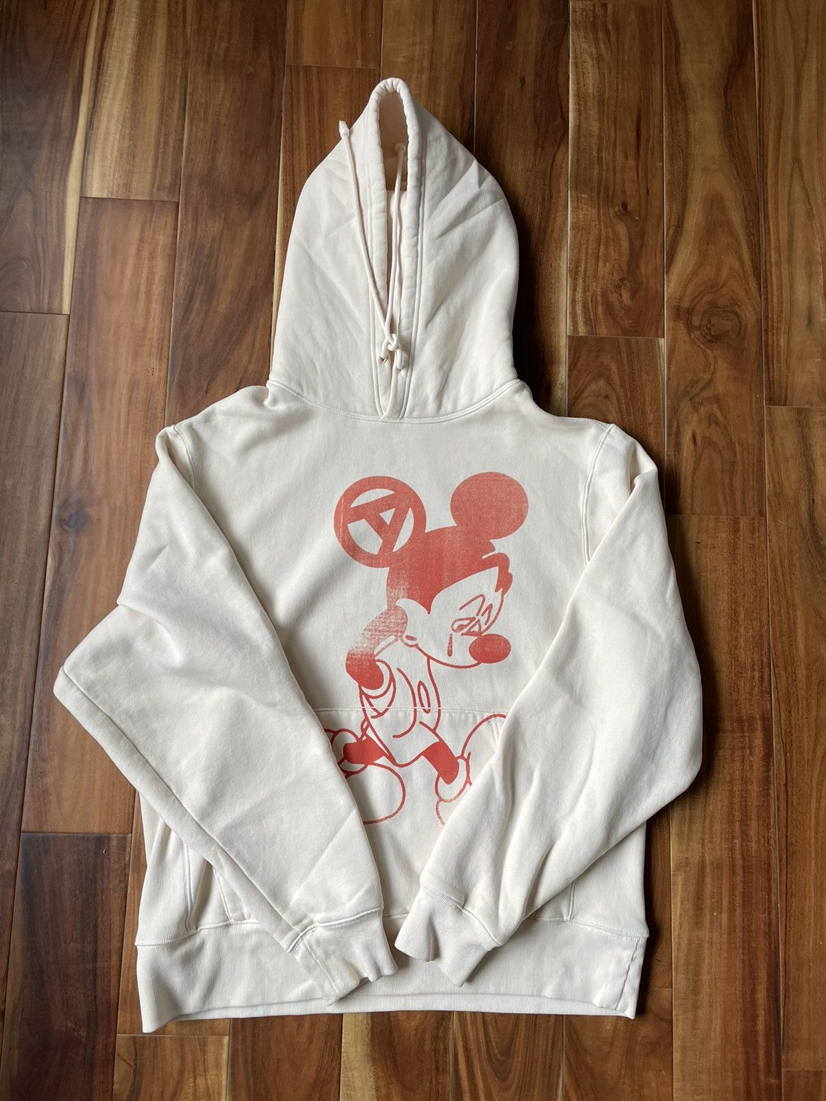 Custom × Mickey Mouse Mitch Modes Life Is War Lonesome Anarchy Hoodie ...
