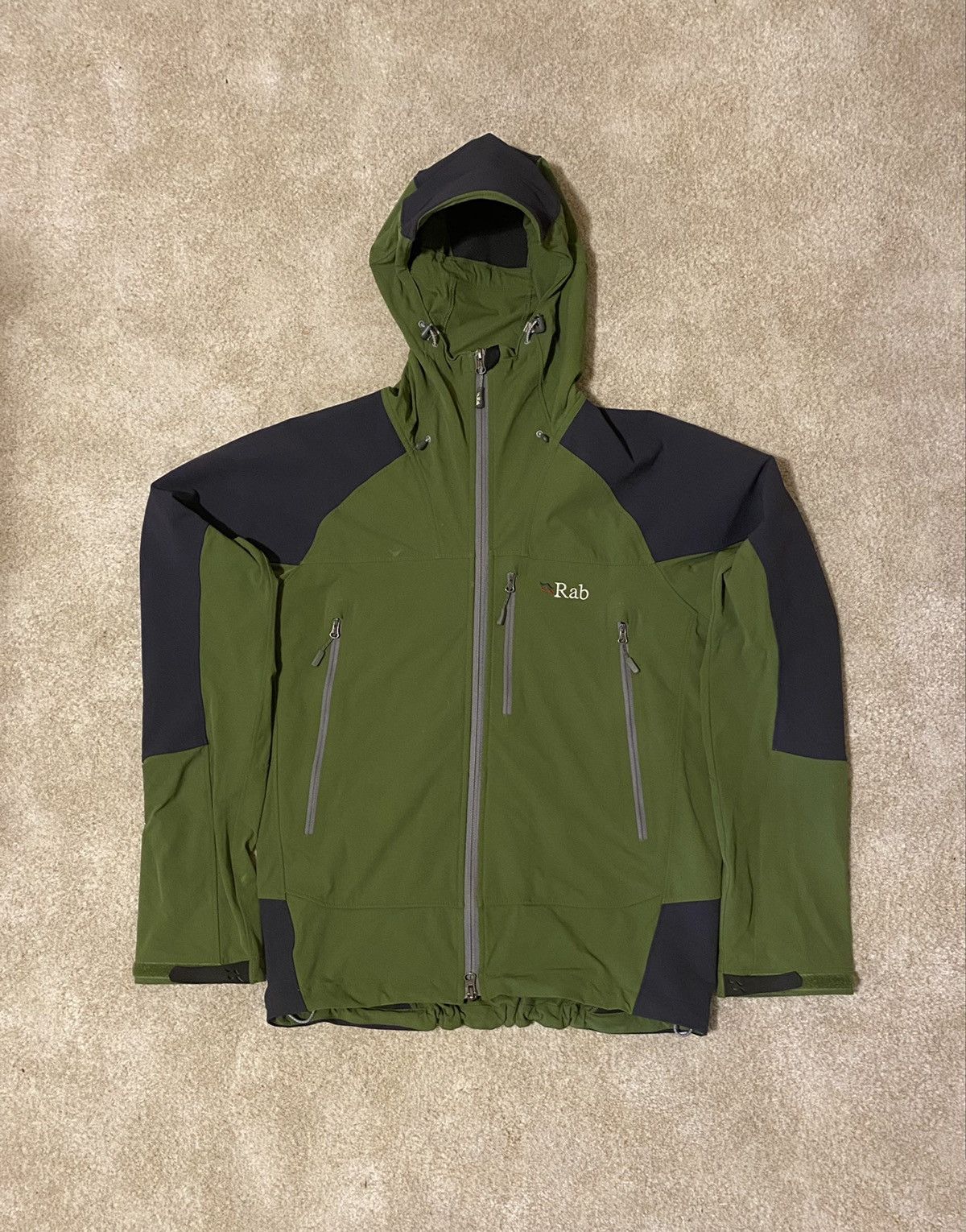 Vintage Rab Light Jacket Green/Grey | Grailed