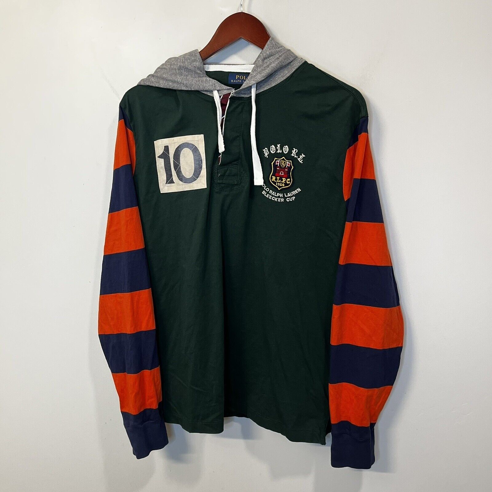 Polo Ralph Lauren VTG 90s Polo Ralph Lauren Bleecker Hoodie Color Block ...