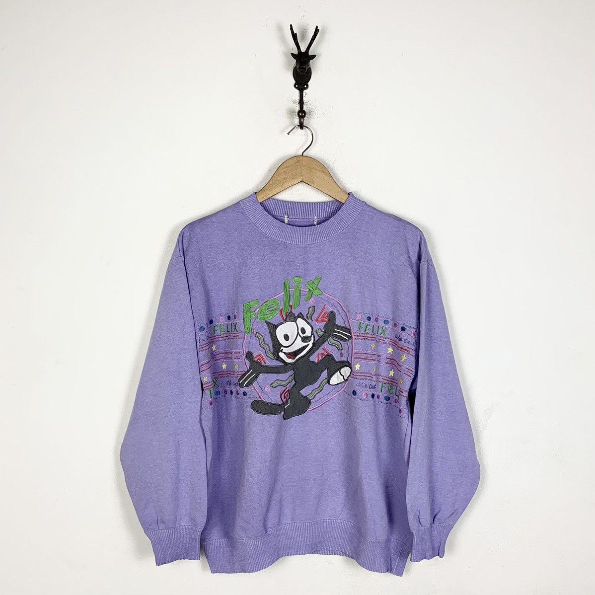 Vintage Vintage Felix The Cat Cartoon Movie Sweatshirt Crewneck | Grailed