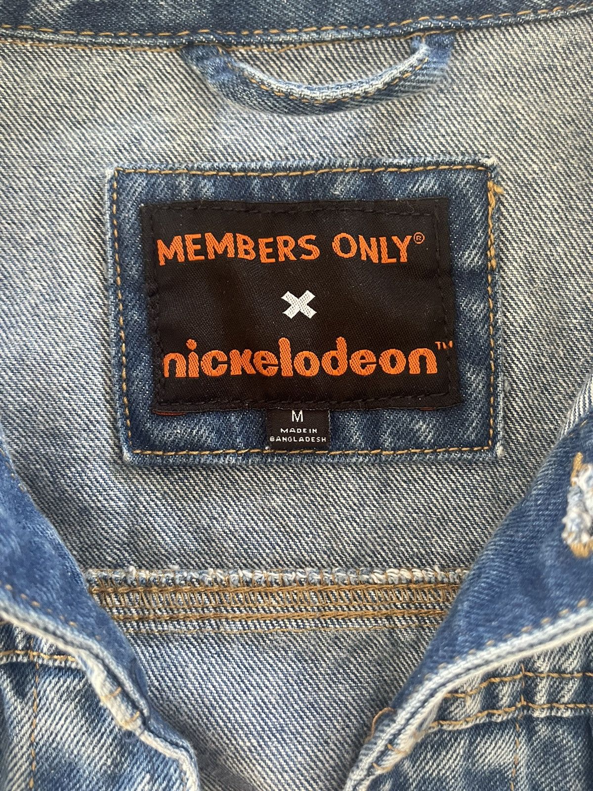 Members Only × Nickelodeon Nickelodeon x Members only denim jacket ...