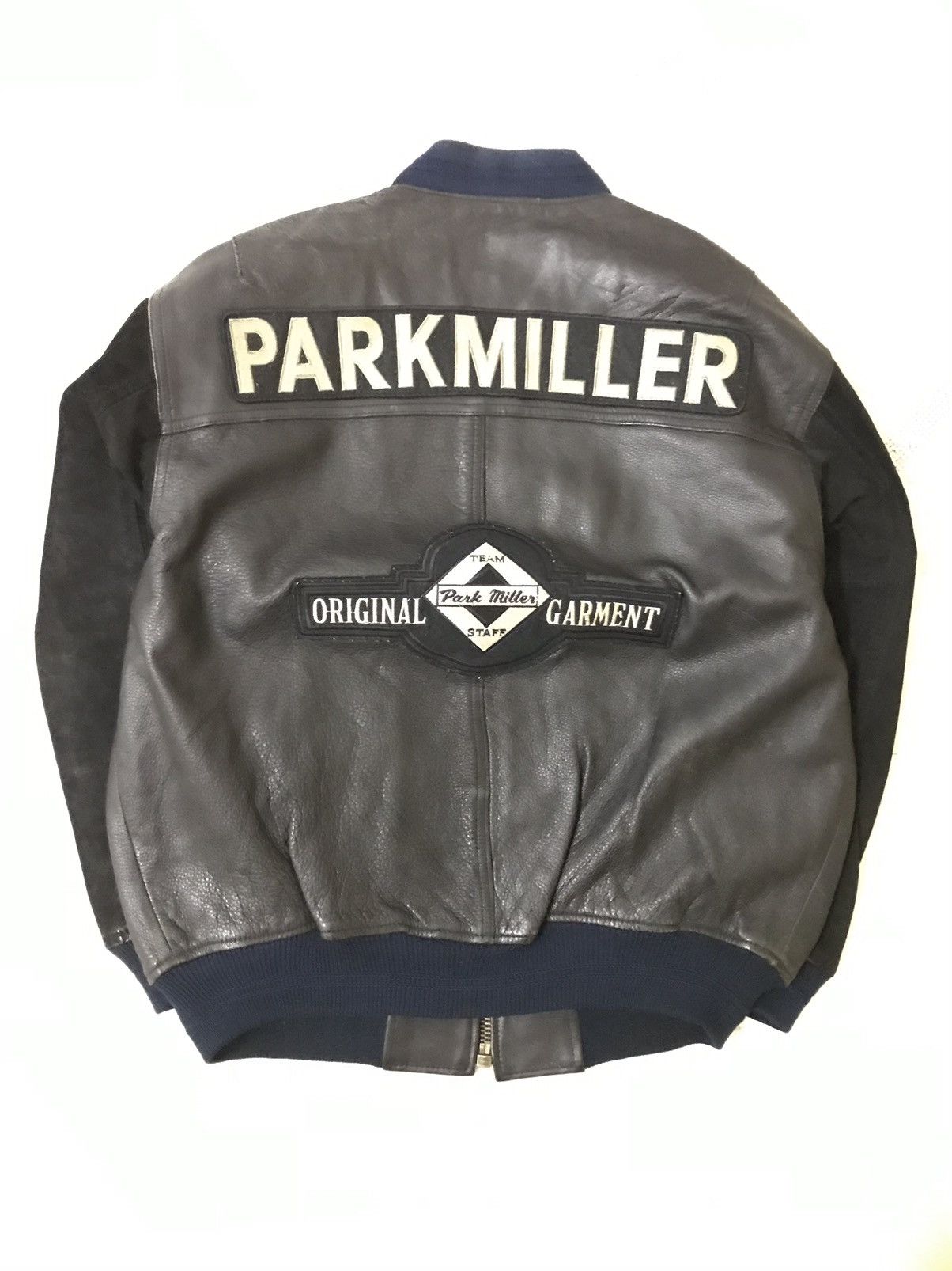 Varsity Jacket × Vintage 80/90s PARK MILLER Leather Varsity Jacket ...