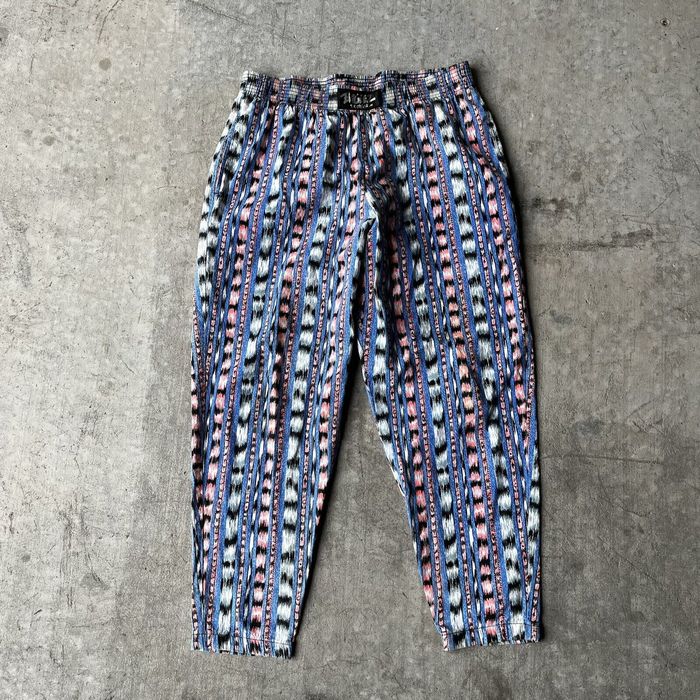 Vintage 90s VTG BODYBUILDING Pants All Over Print Surf Beach Muscle ...