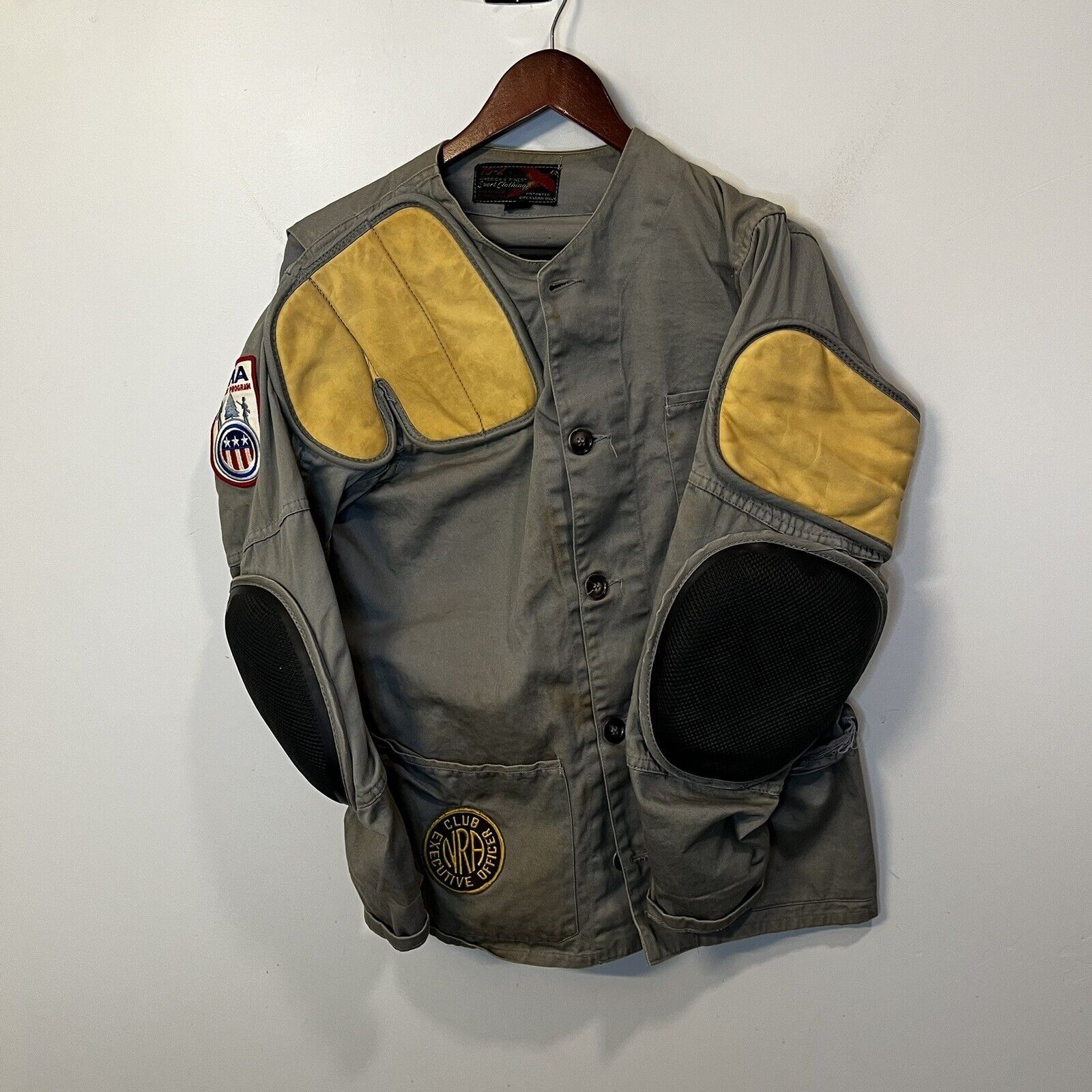 Vintage 10-X Americas Finest Sport Rifle Shooting Jacket Patches NRA ...