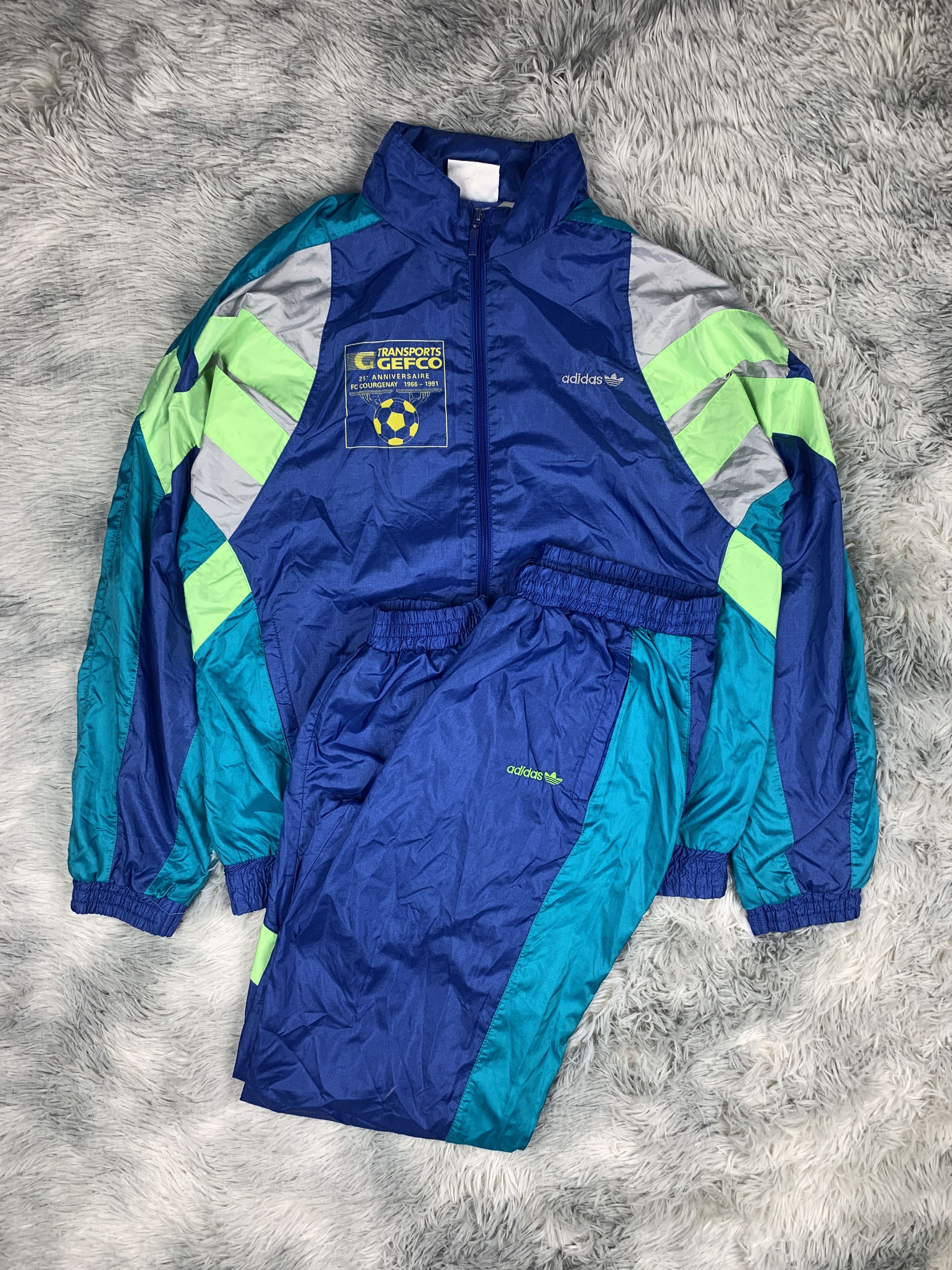 Adidas 90s Vintage Mens ADIDAS Retro Tracksuit Jacket & Pants Suit ...