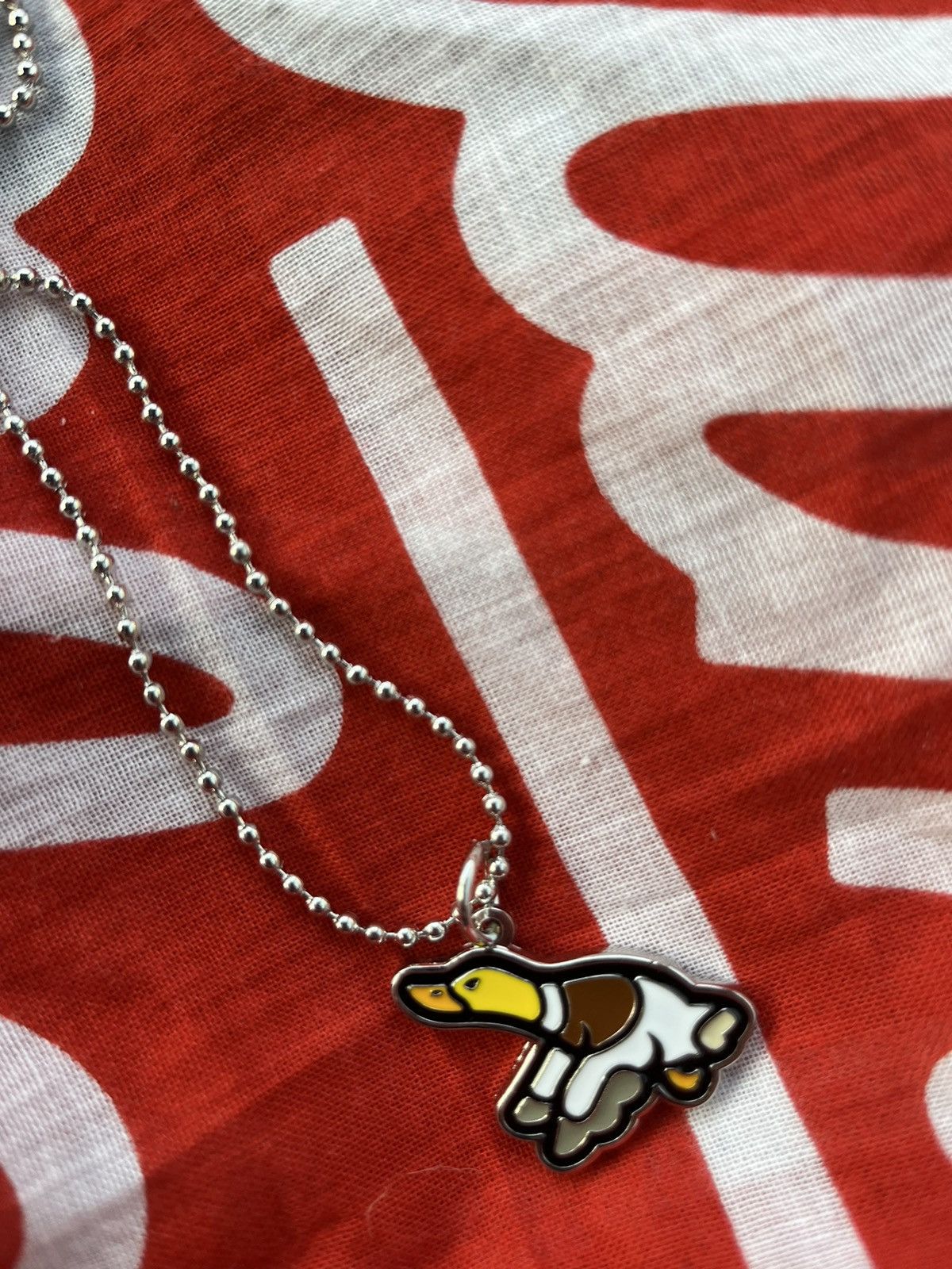 Human Made Human Made Yellow Flying Duck Pendant Necklace | Grailed