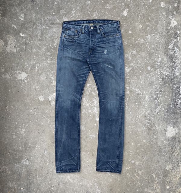 Ralph Lauren Double Ralph Lauren RRL Selvedge Ranch Fit Faded Denim ...