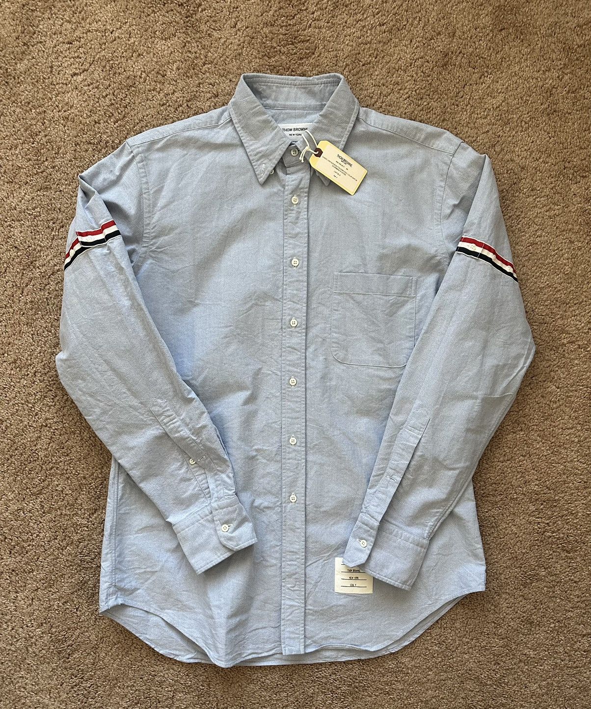 Thom Browne Thom Browne RWB Arm Button Up 4 | Grailed