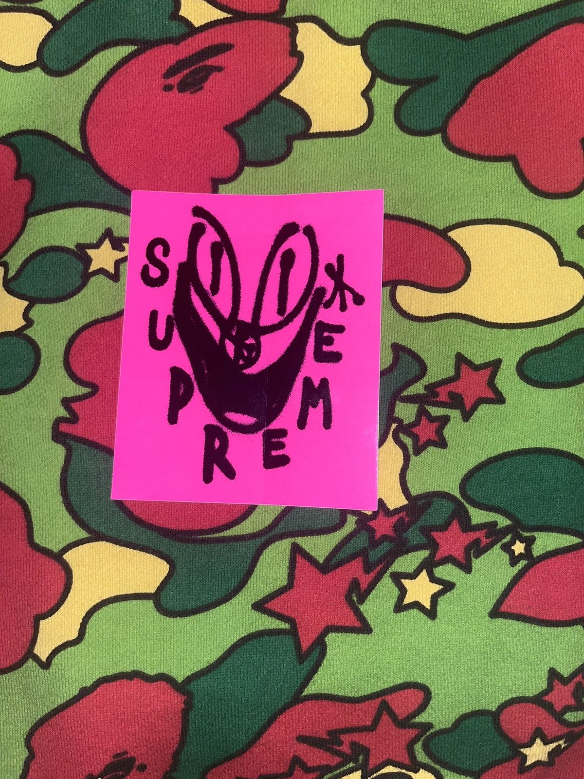 Supreme Supreme Smiley face Neon Pink Sticker | Grailed