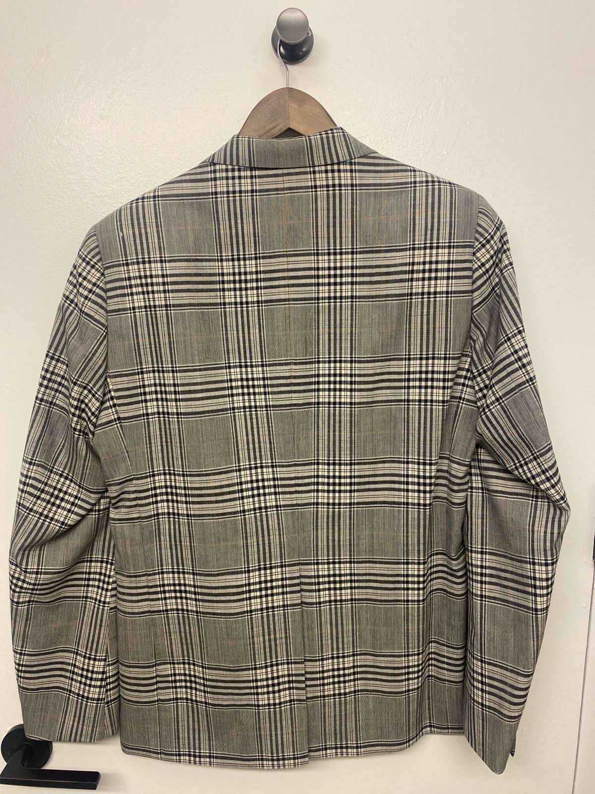 Sandro Grey Checked Blazer | Grailed