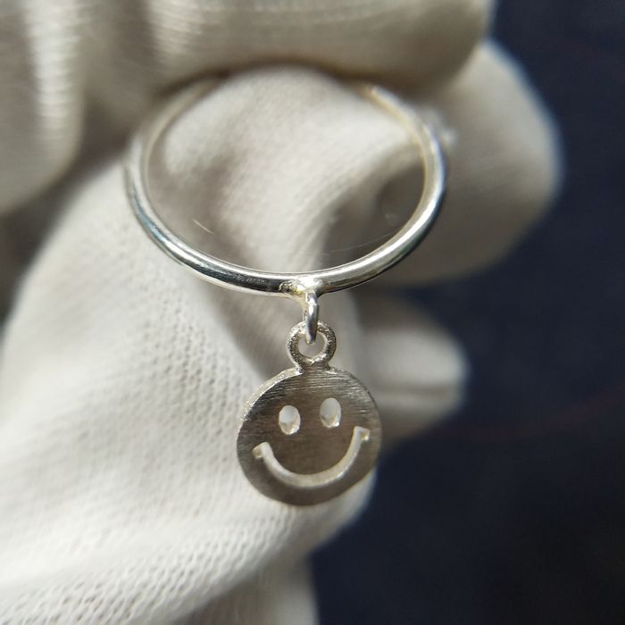 Vintage Vintage Smile Face Rings Adjustable Size Ring | Grailed