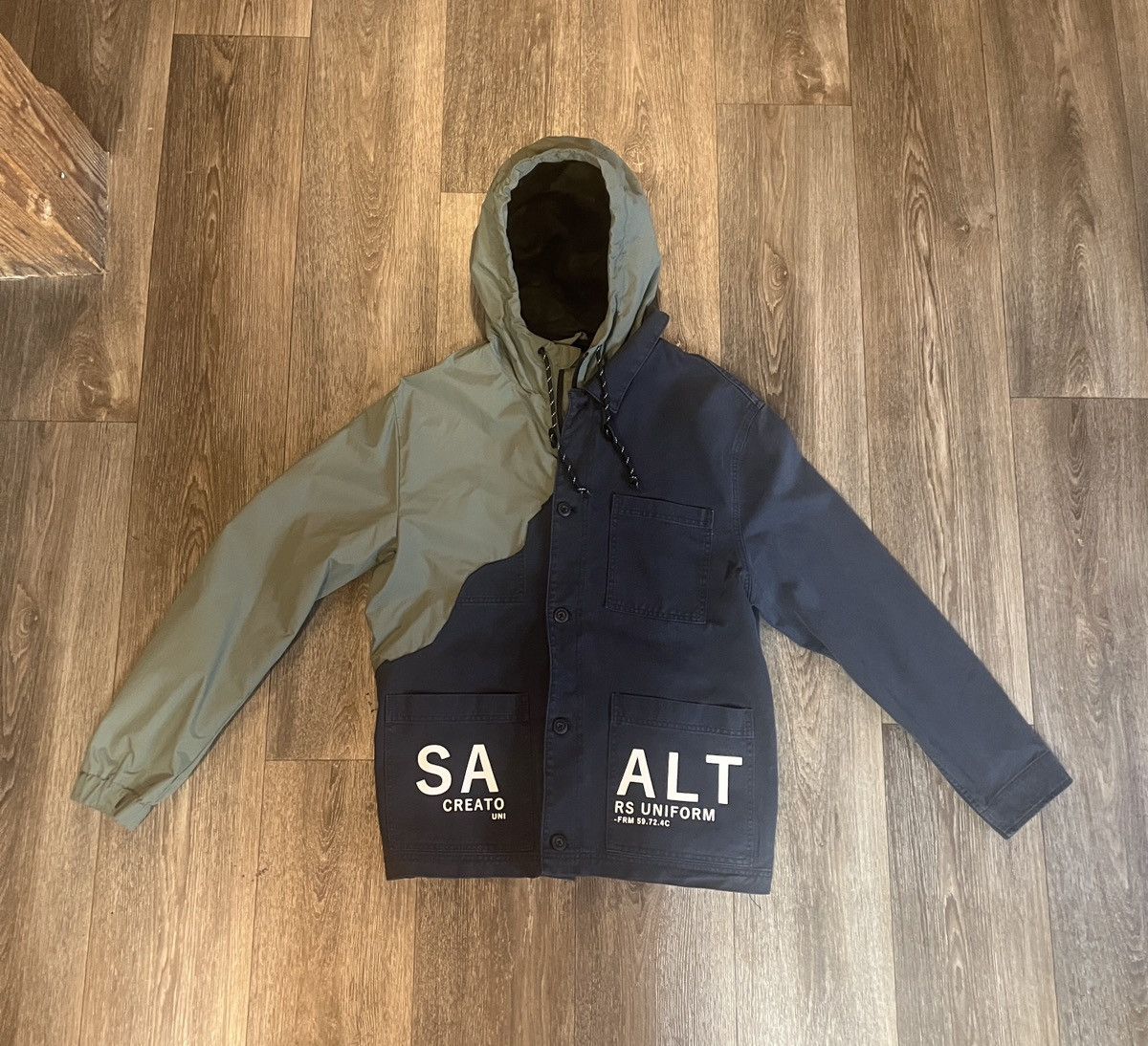 Vintage Vintage Reworked SAALT Studio Jacket | Grailed