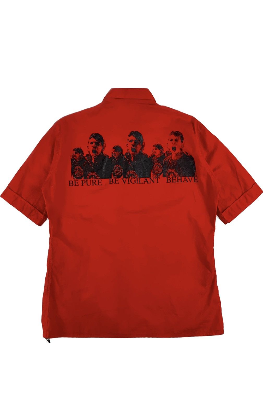 Raf Simons Raf Simons SS02 “Be Pure Be Vigilant Behave” Shirt | Grailed