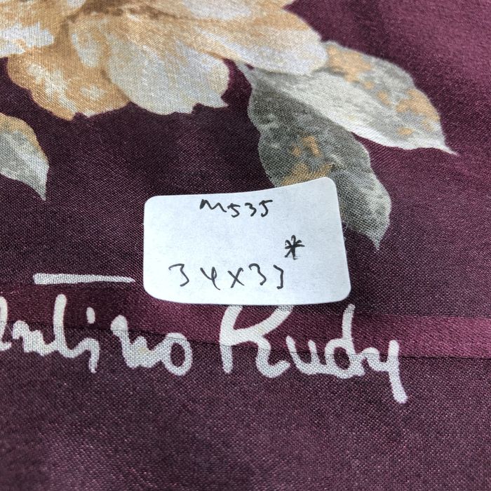 Vintage Valentino Rudy Floral Silk Scarf M535 | Grailed