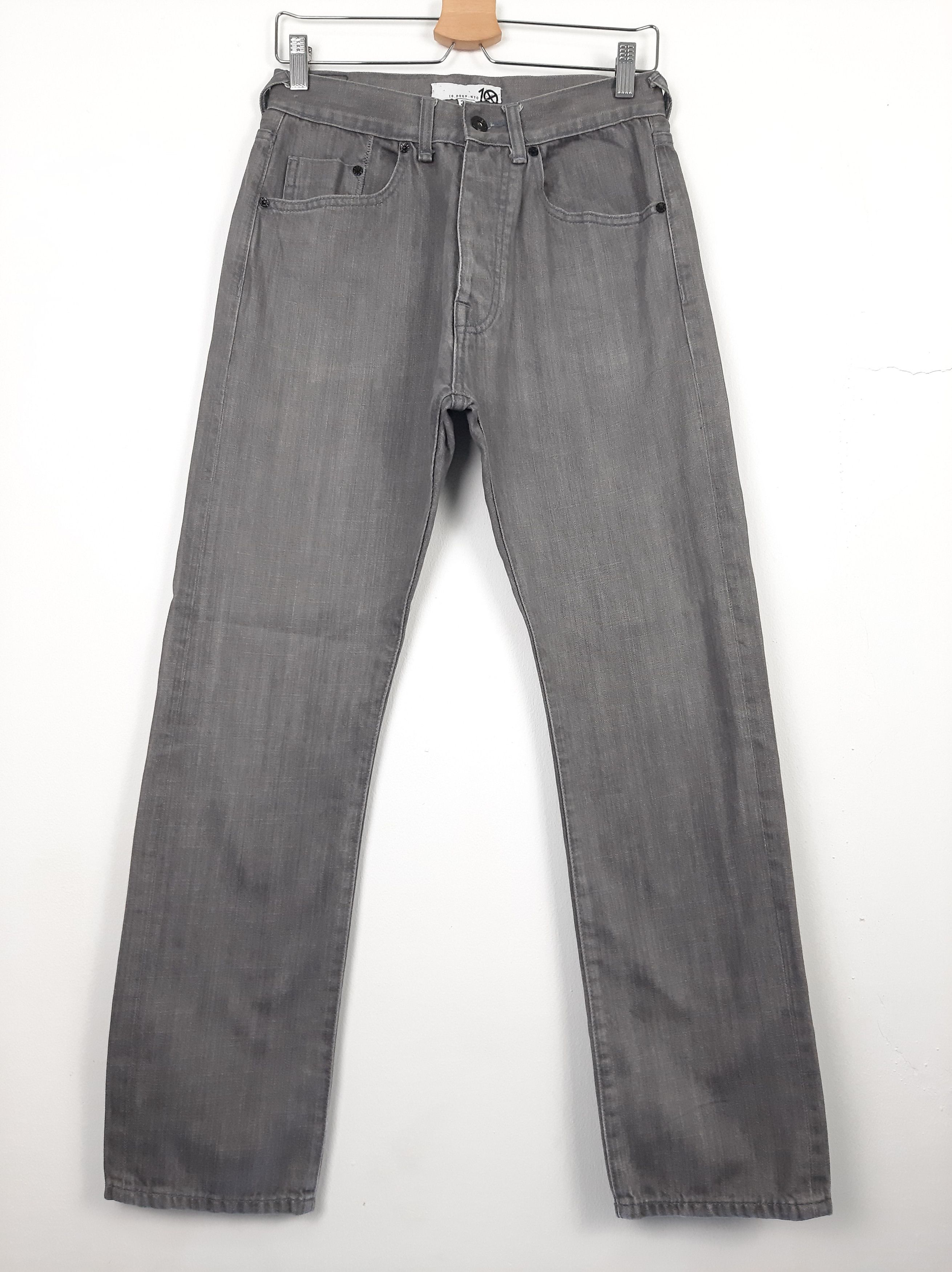 10 Deep × Distressed Denim 10 Deep NYC Toughwear Gray Stone Washed ...
