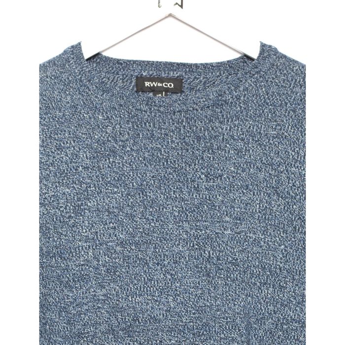 Rw&Co RW & Co. Sweater Plain Look Blue | Grailed