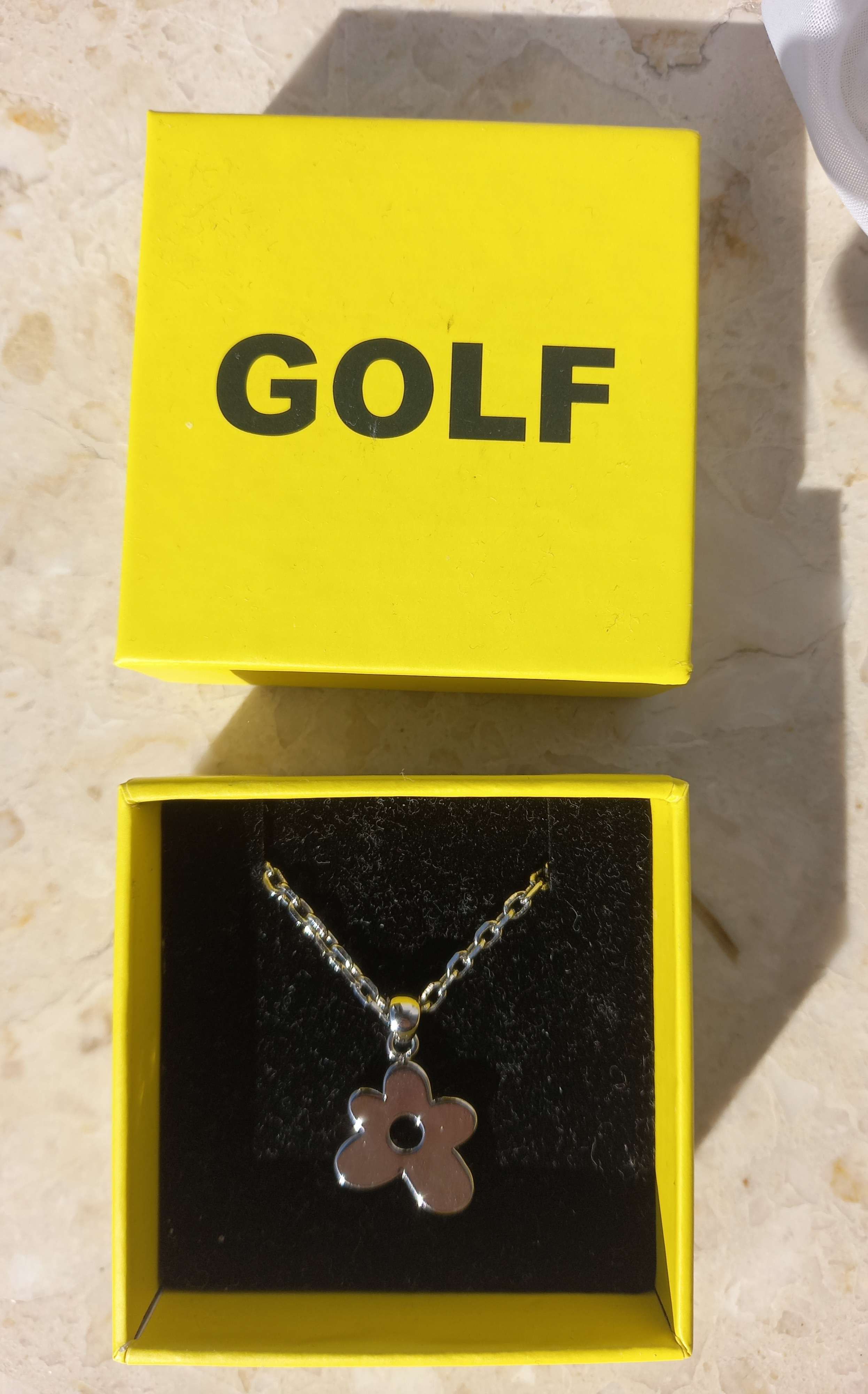 Golf Wang Golf Wang flower necklace sliver | Grailed
