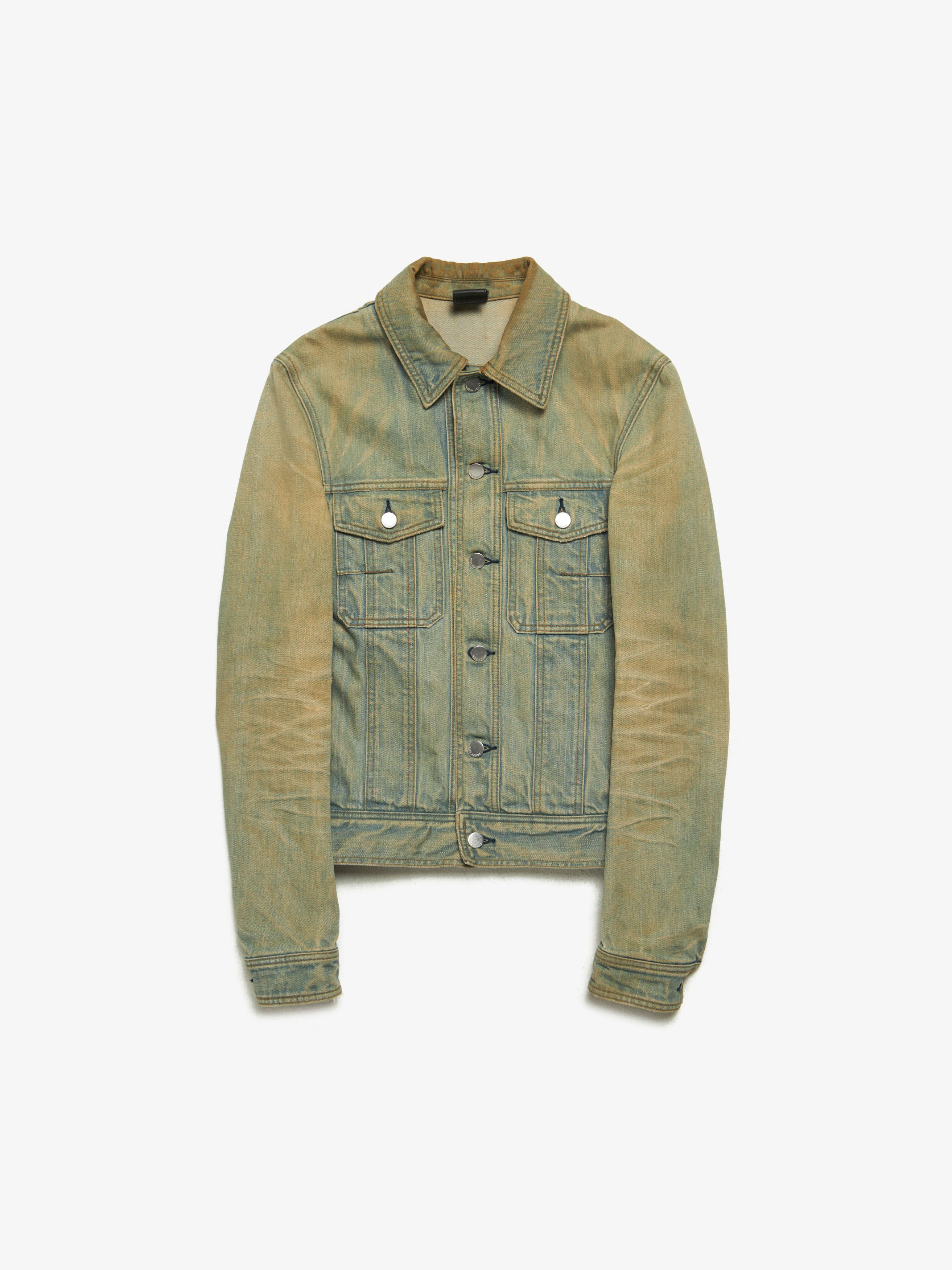 Dior STRIP SS04 Washed Denim Jacket | Grailed