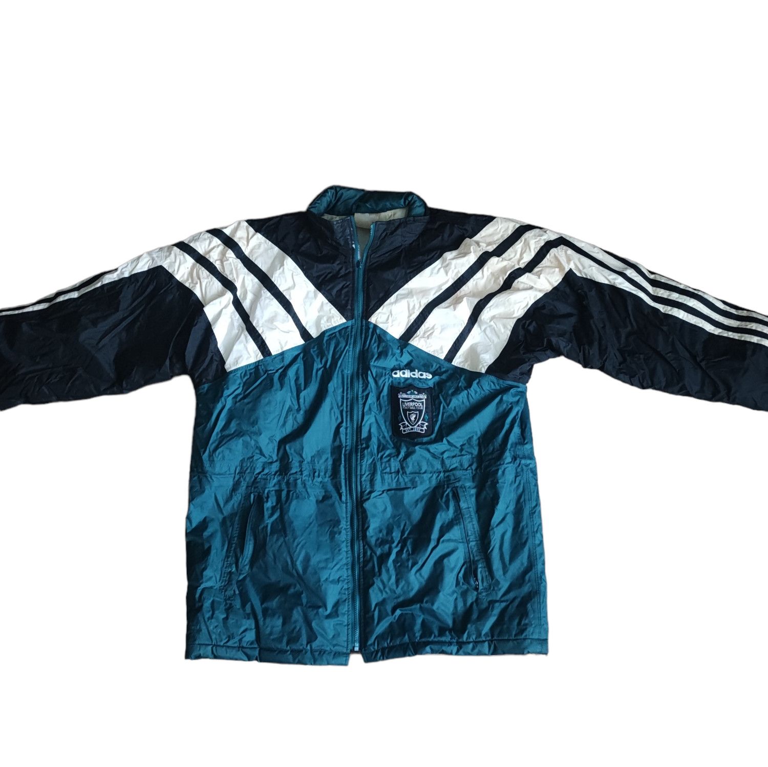 Adidas × Liverpool × Vintage Liverpool vintage adidas jacket 90s parka ...