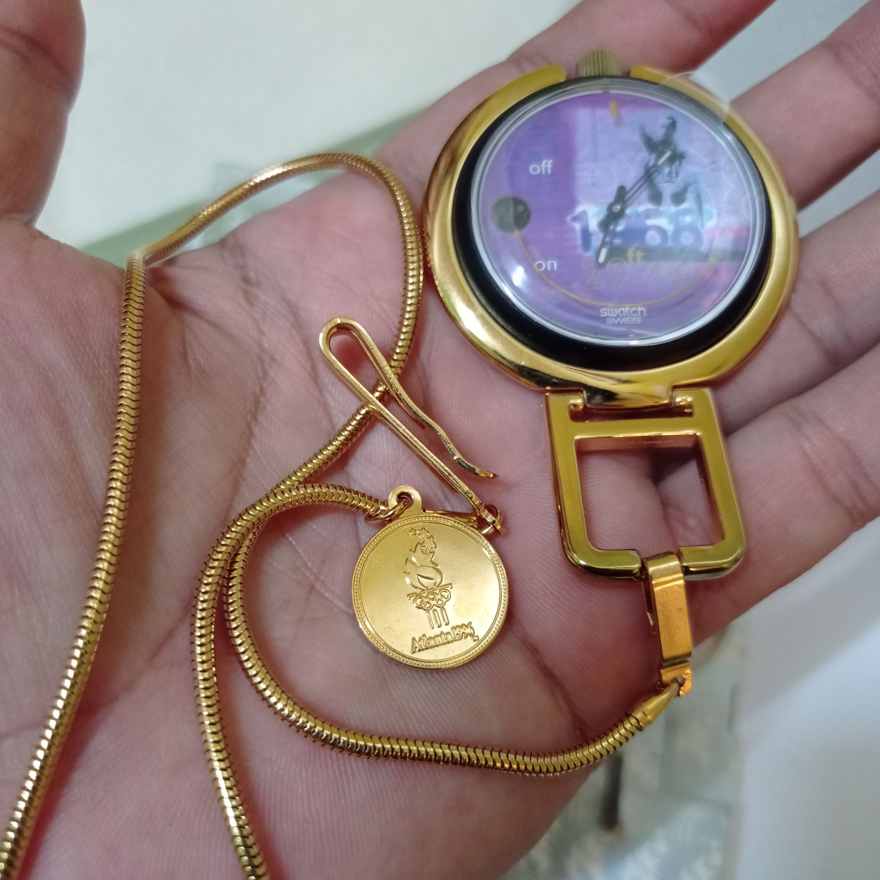 Swatch × Very Rare × Vintage Retro 1996 ATLANTA OLYMPIC GAMES SWATCH ...