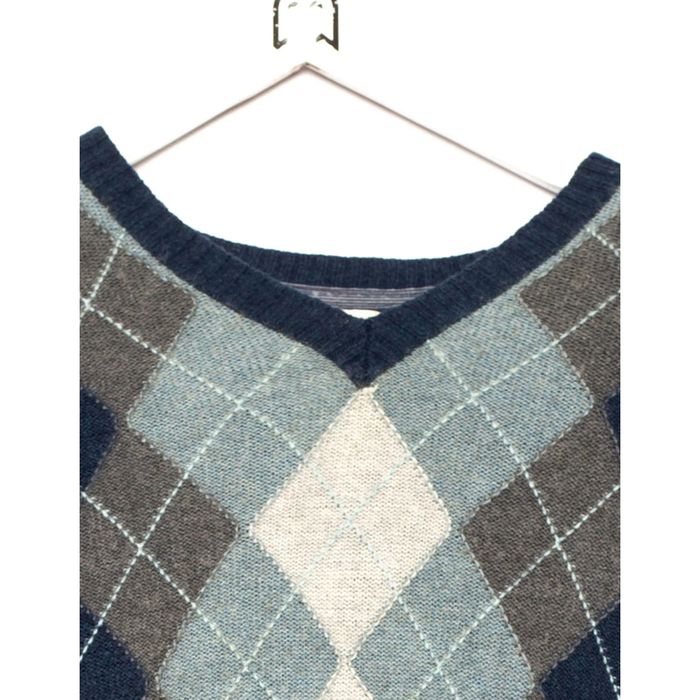 Banana Republic Banana Republic Sweater Burlington pattern blue/grey ...