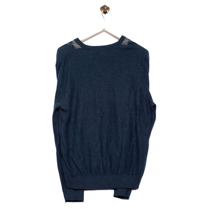 Banana Republic Banana Republic Sweater Burlington pattern blue/grey ...