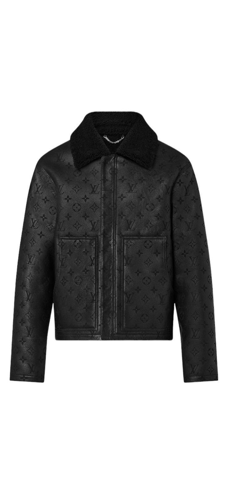 Louis Vuitton Louis Vuitton Shearing Embossed Monogram Jacket | Grailed