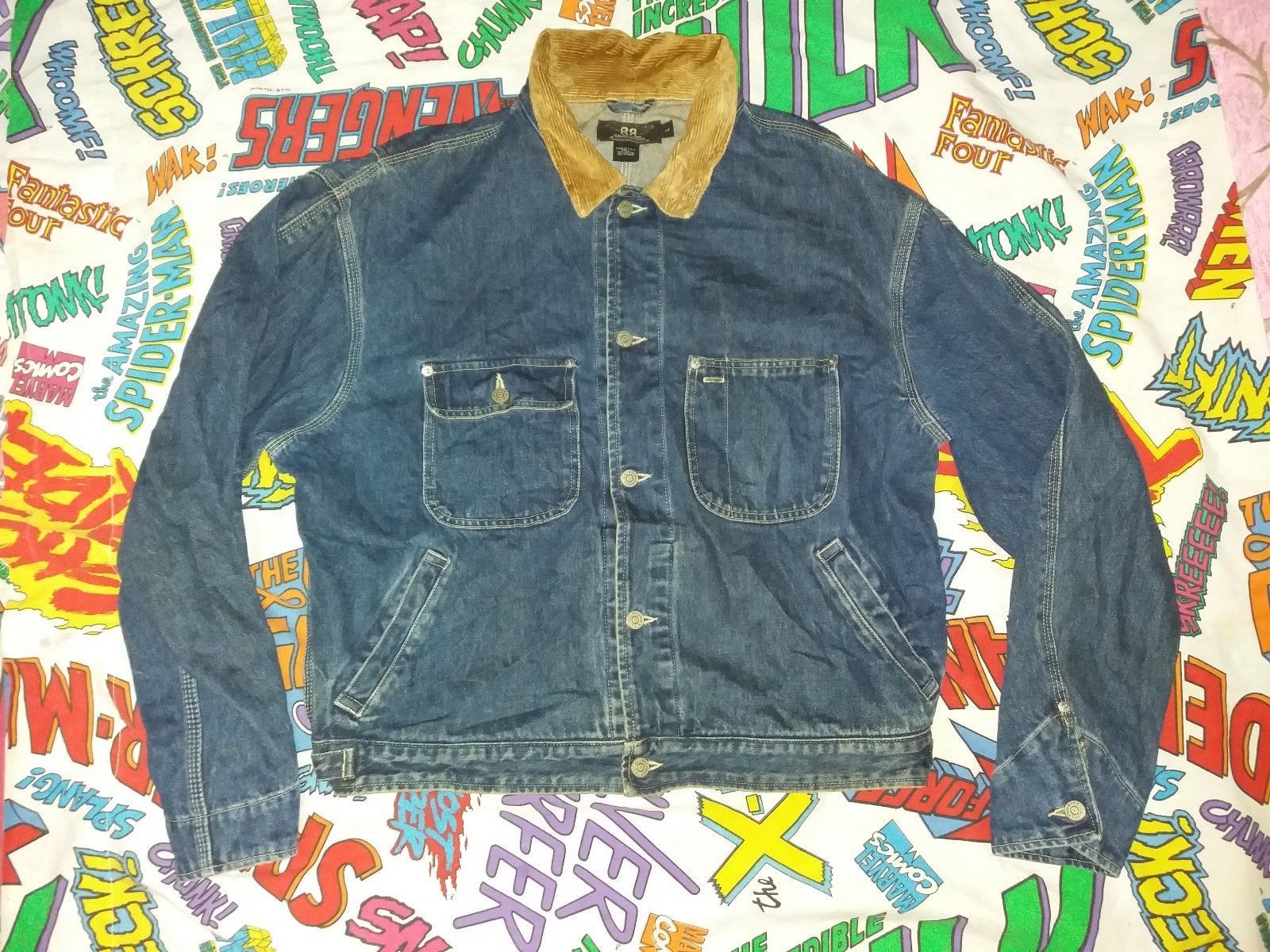 RRL Ralph Lauren VINTAGE RALPH LAUREN DOUBLE RL RRL DENIM JACKET USA ...