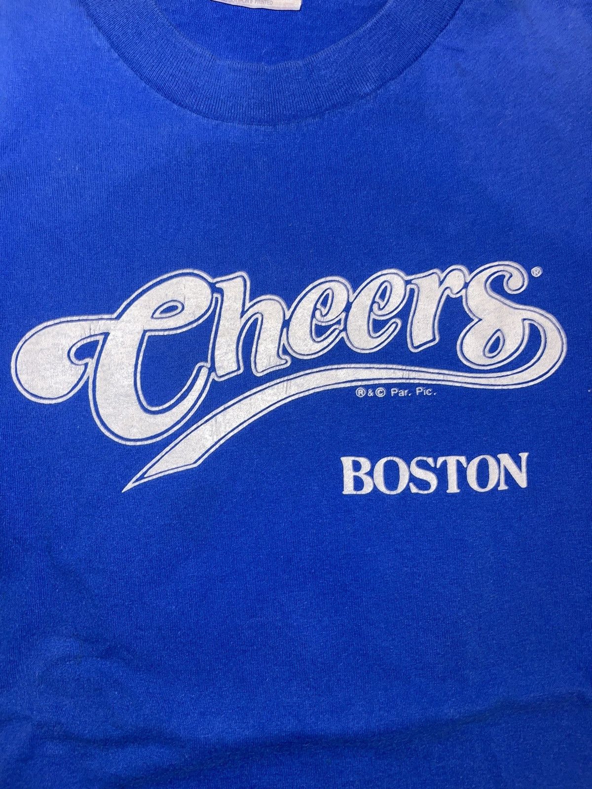 Streetwear × Vintage Cheers Boston Blue Shirt Tv Show 80s 90s Bars Beer ...