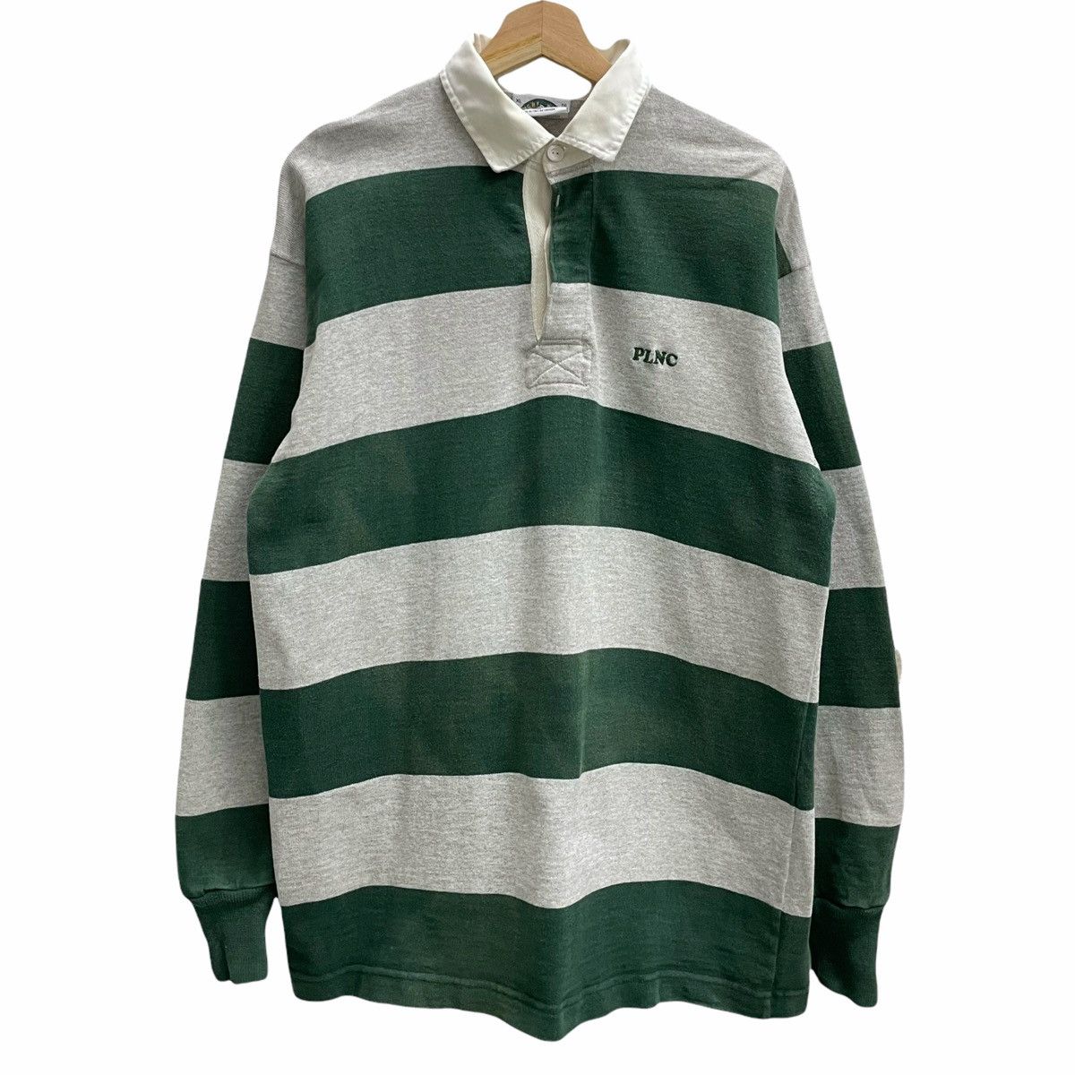 Barbarian × Vintage Vintage Plnc Barbarian Stripe Rugby Polo | Grailed