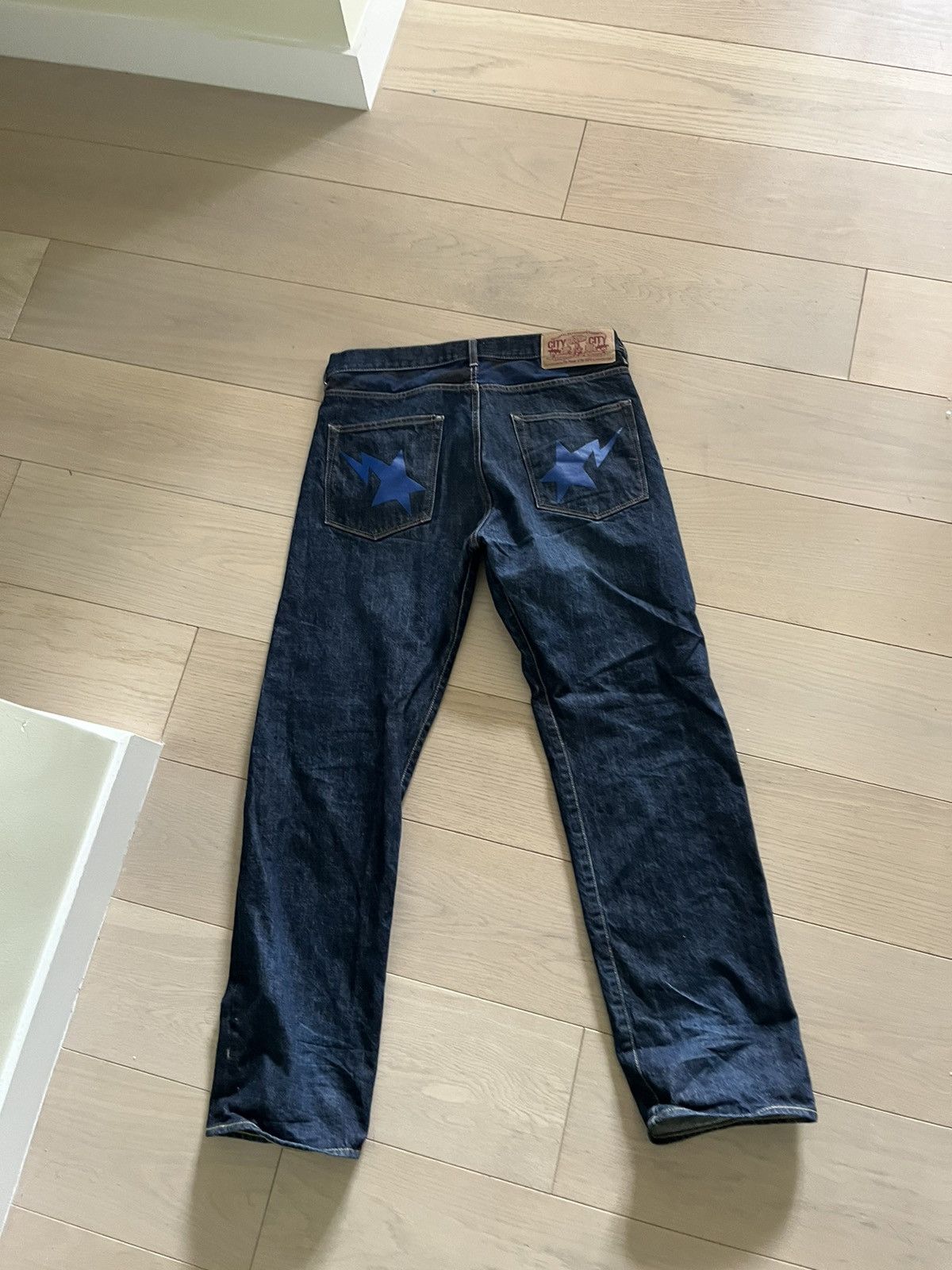 Bape Blue Bape Star Jeans | Grailed