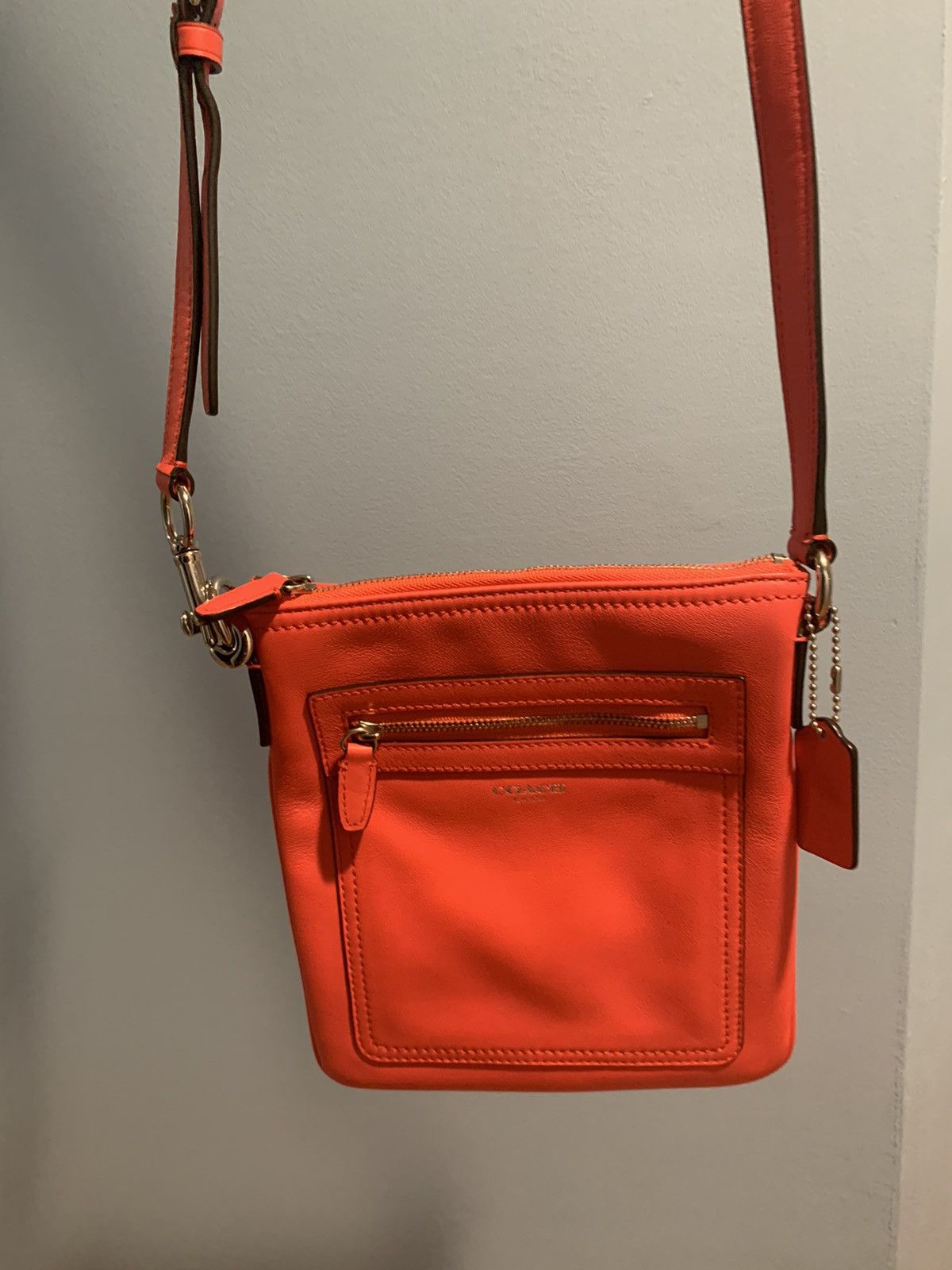 Coach Red coach shoulder purse | Grailed