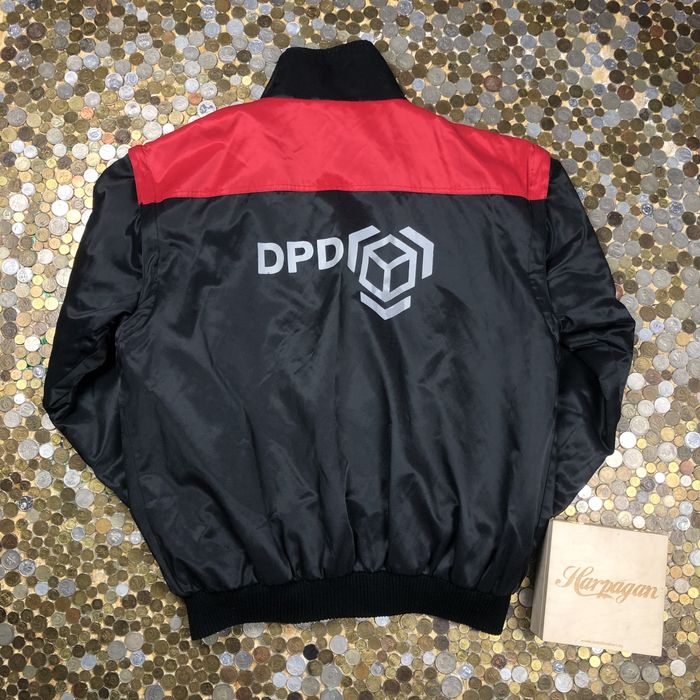 Vintage DPD workwear bomber denim jacket | Grailed