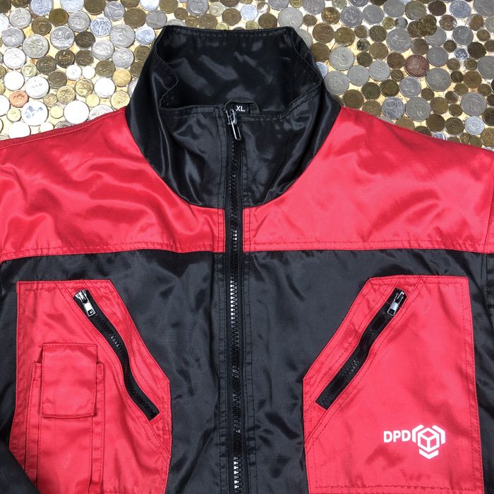 Vintage DPD workwear bomber denim jacket | Grailed