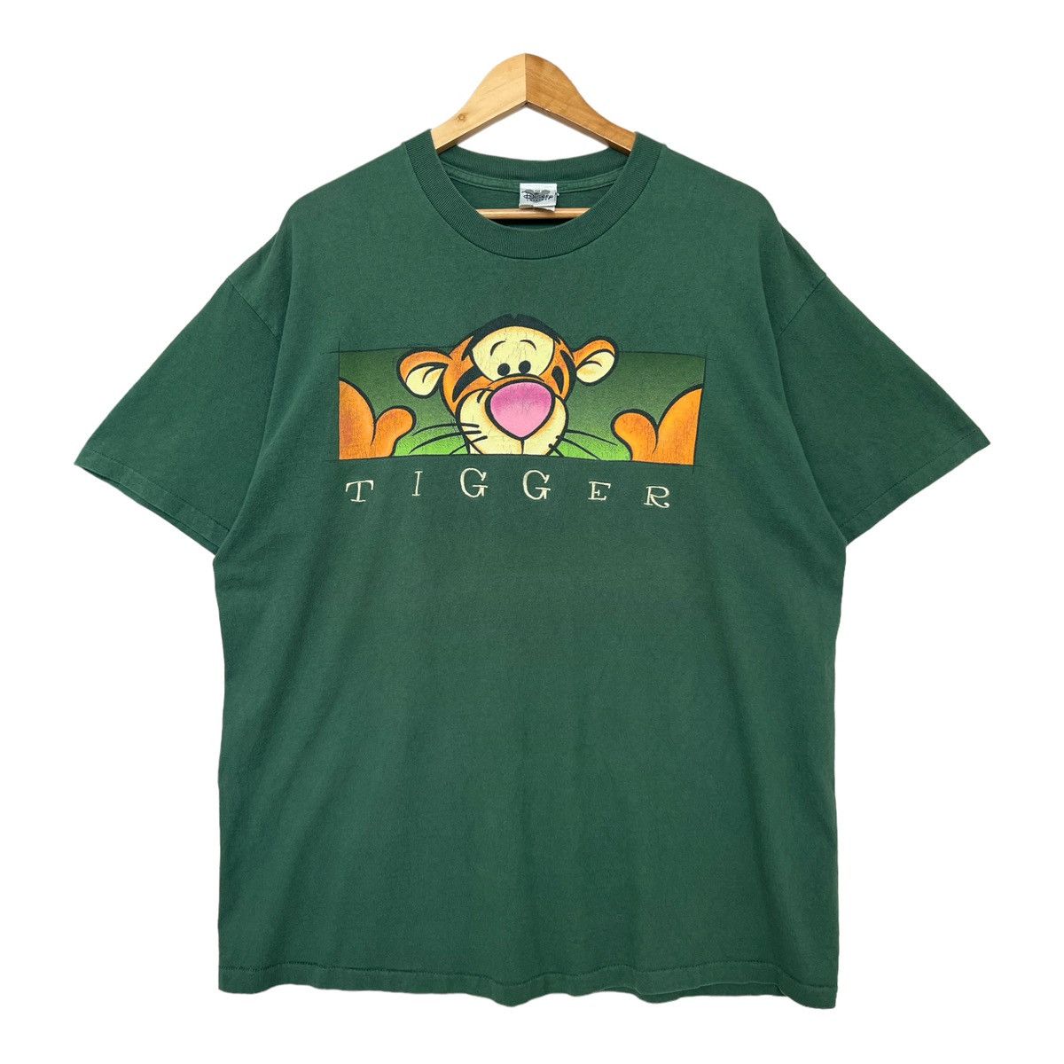Vintage Vintage 90s Tigger Tee Green Single Stitch Made In Usa XL | Grailed