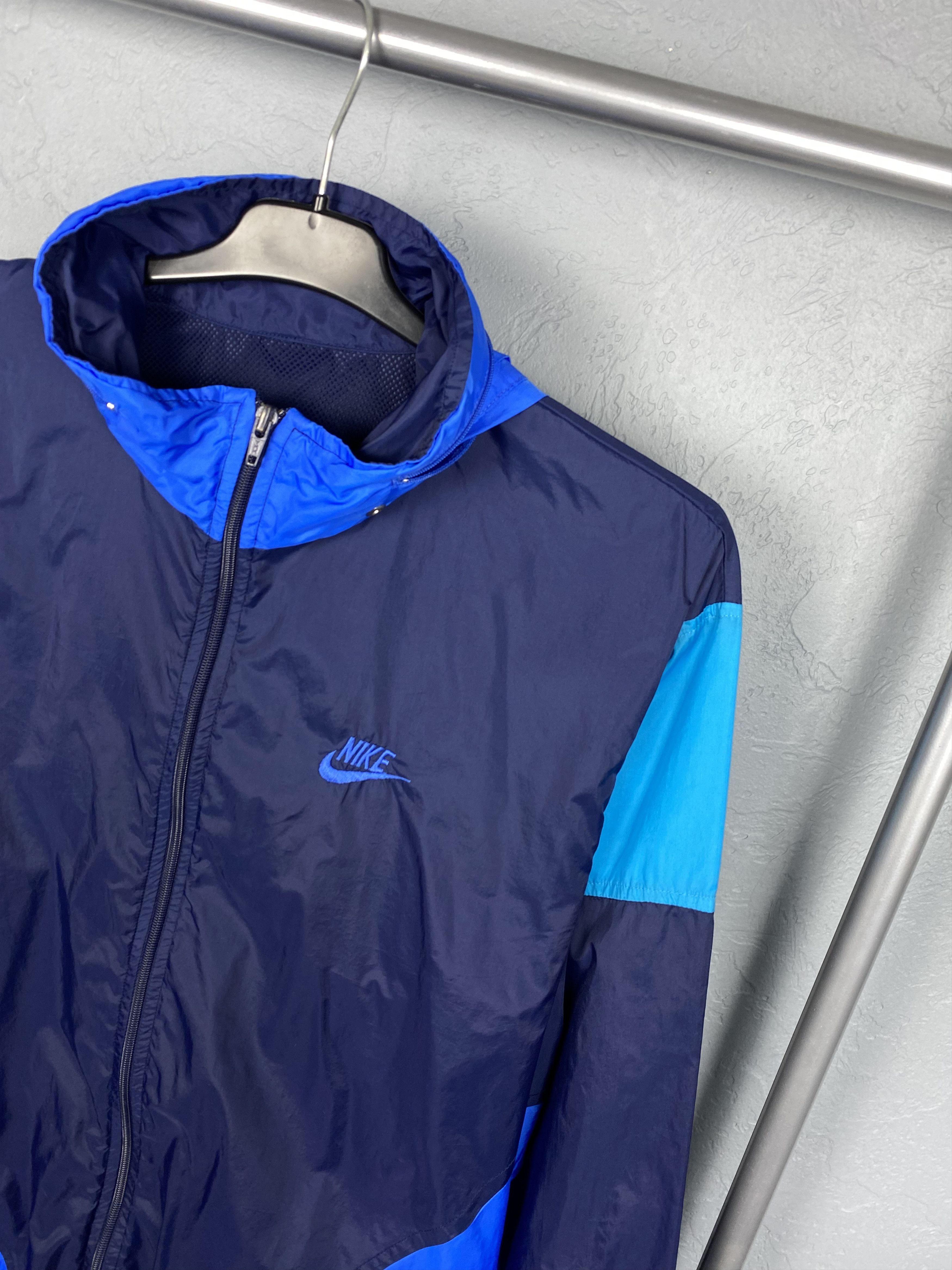 Nike Nike 90s Vintage Mens Nylon Track Top Jacket Drill style | Grailed