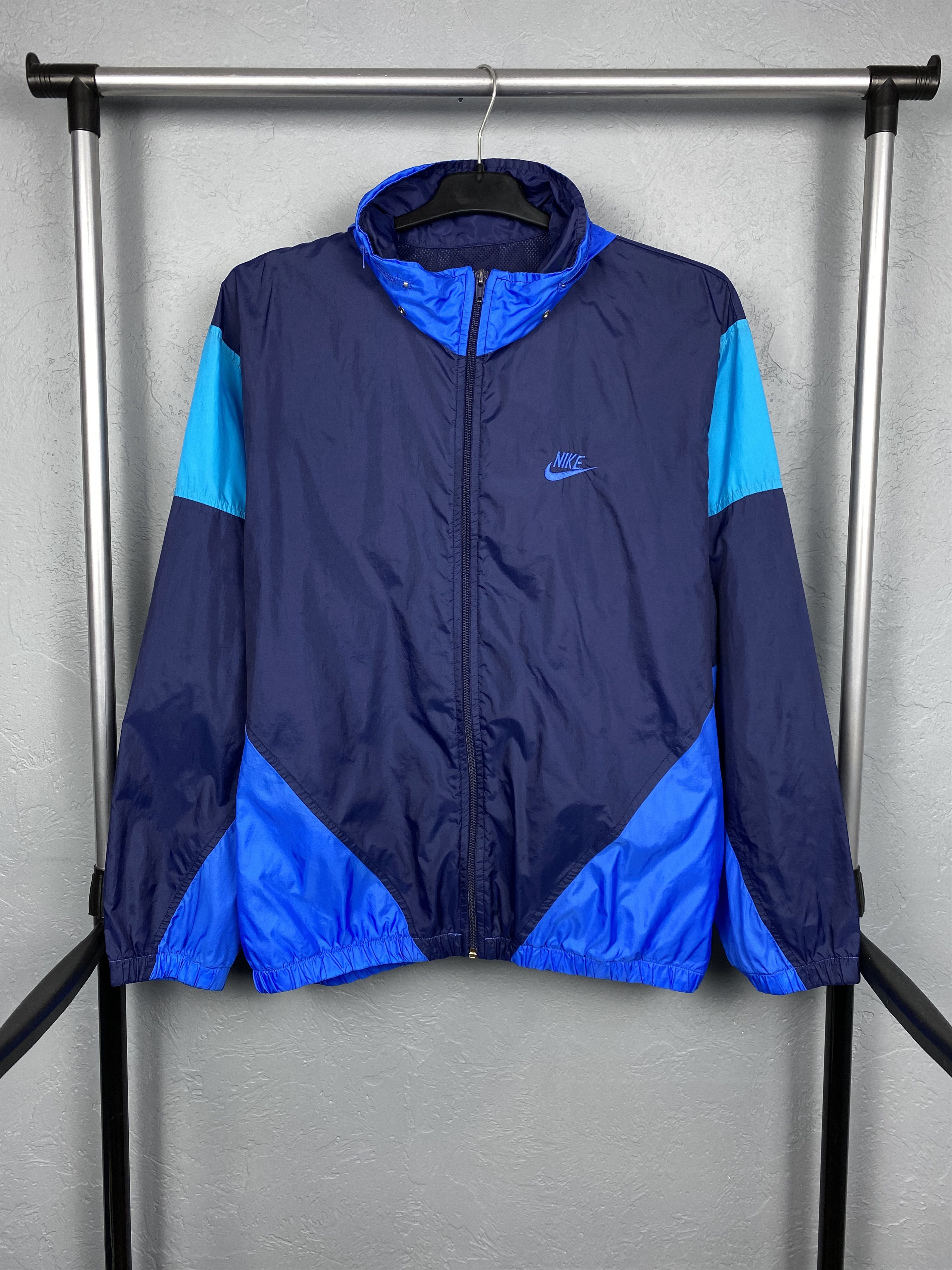 Nike Nike 90s Vintage Mens Nylon Track Top Jacket Drill style | Grailed